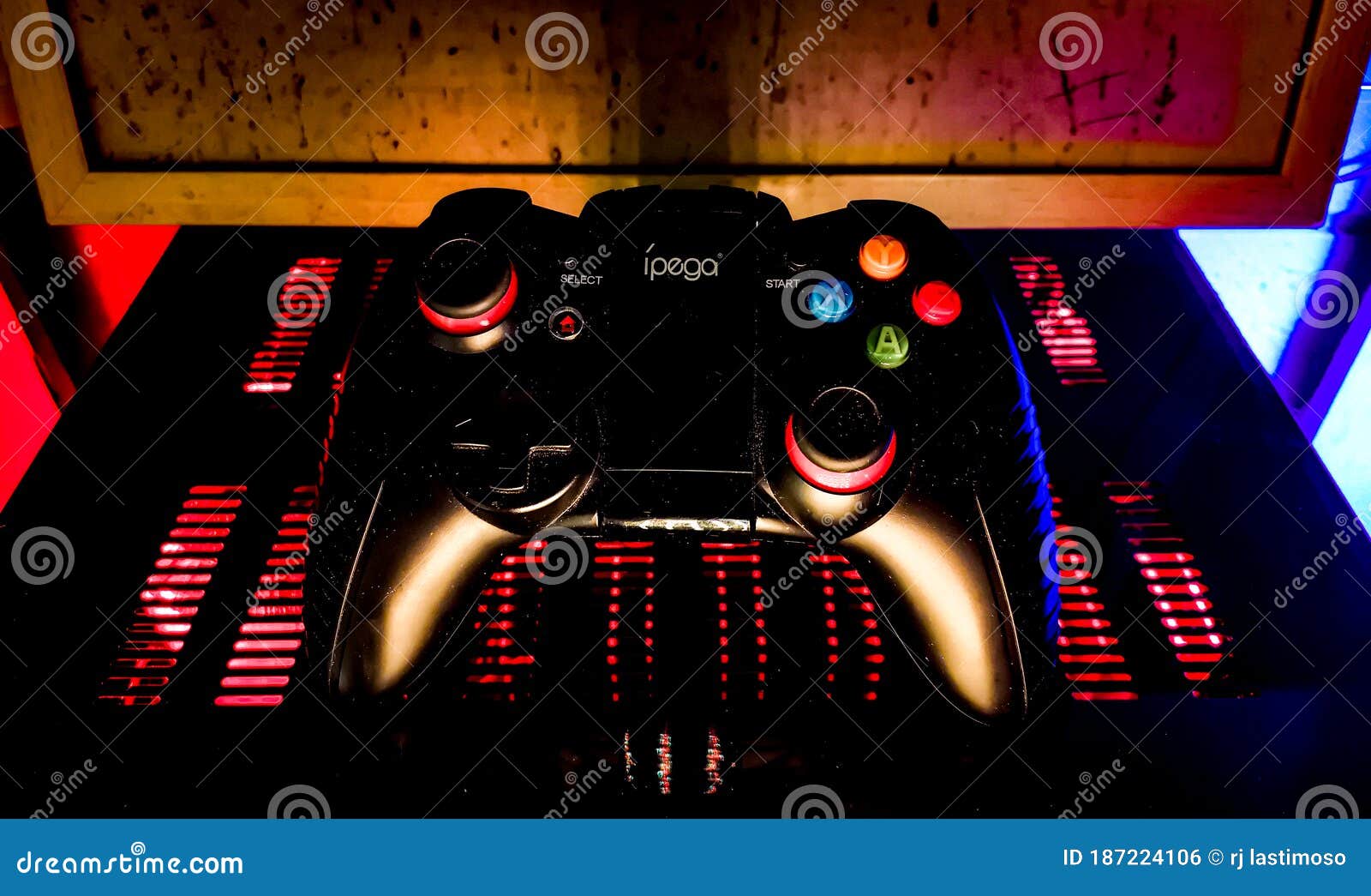 Gaming Console Wireless Bluetooth Controller Editorial Photo - Image of ...