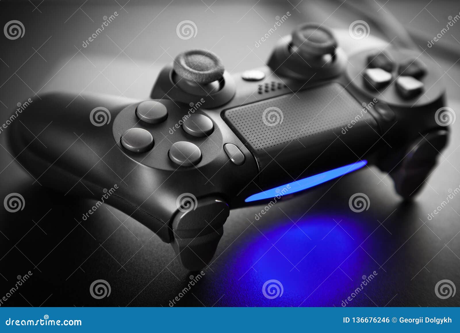 Gaming Console and Controller Stock Photo - Image of leisure ...