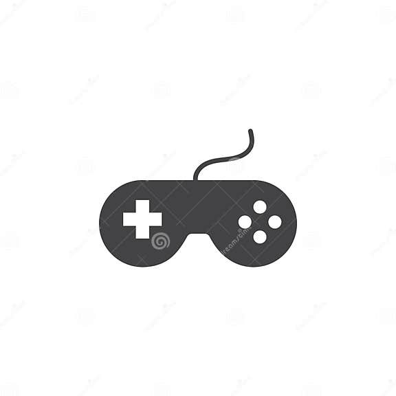 Gaming Controller Icon Flat Simple Outline Set Stock Illustration ...