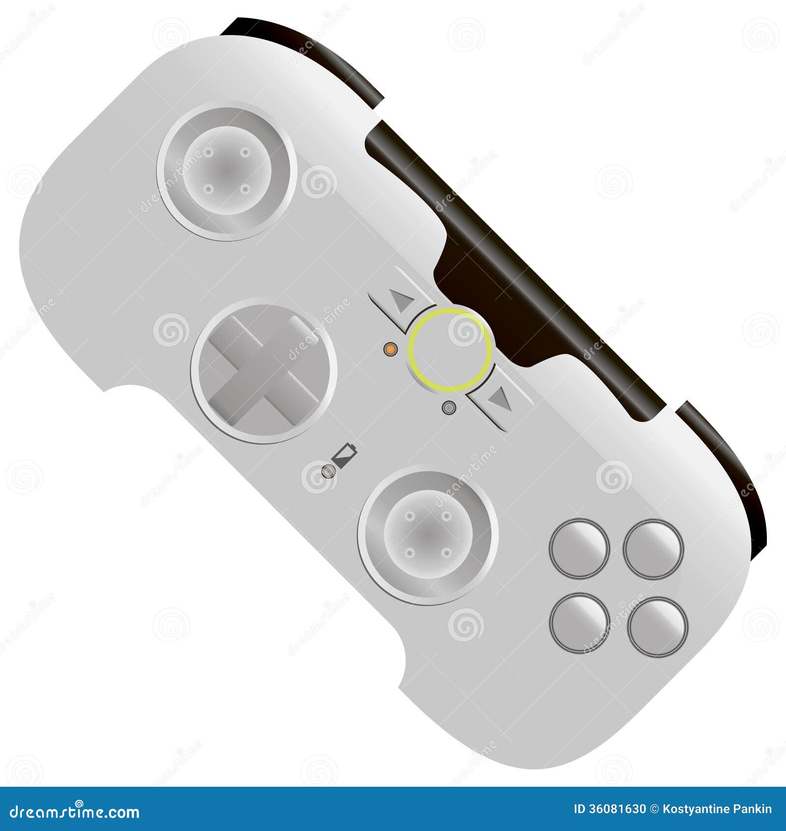 Gaming controls stock vector. Illustration of handheld - 36081630