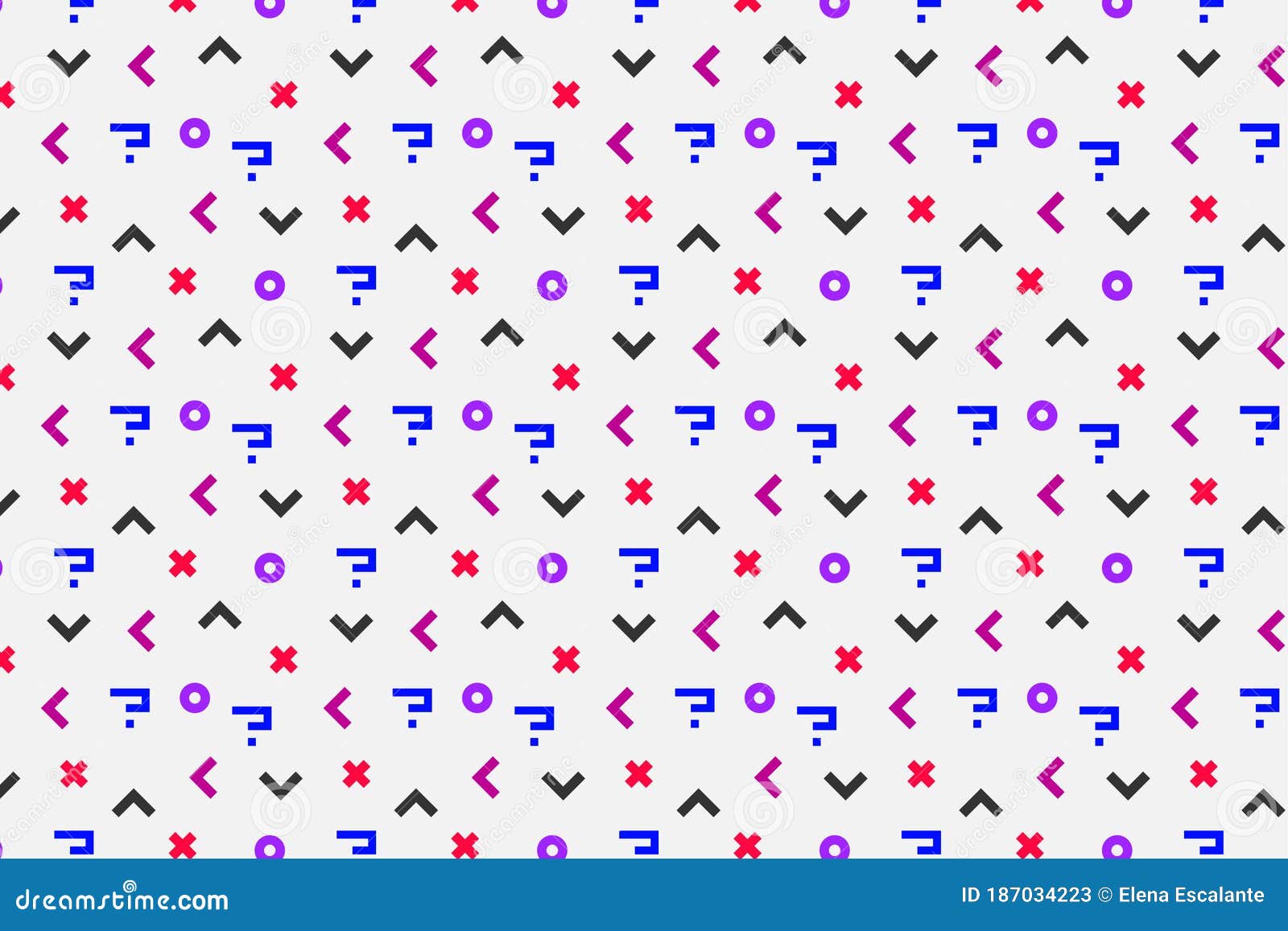 Gaming Elements Scatter Pattern Design on Light Grey Background Stock ...