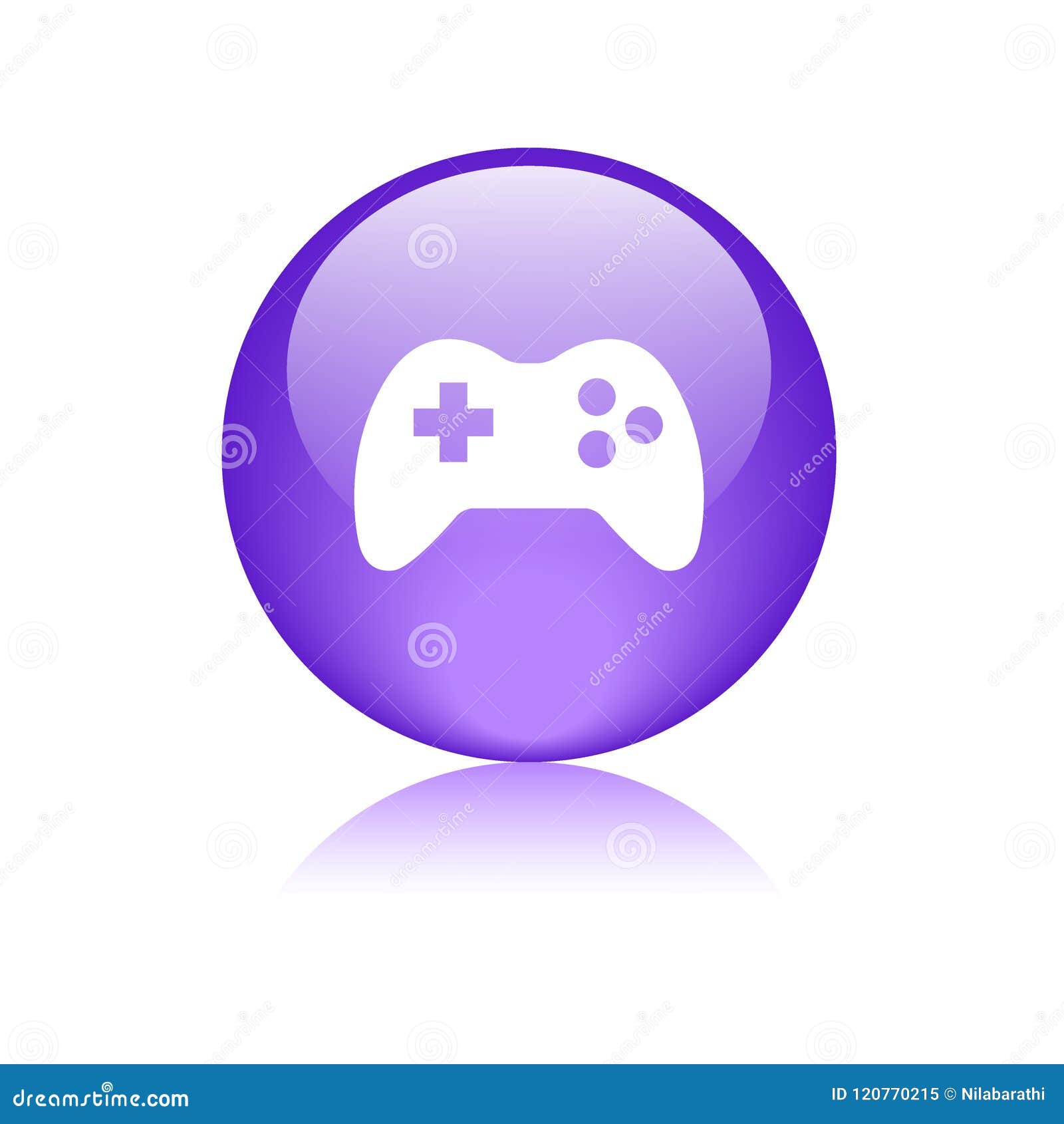 Gaming icon web button stock illustration. Illustration of children ...