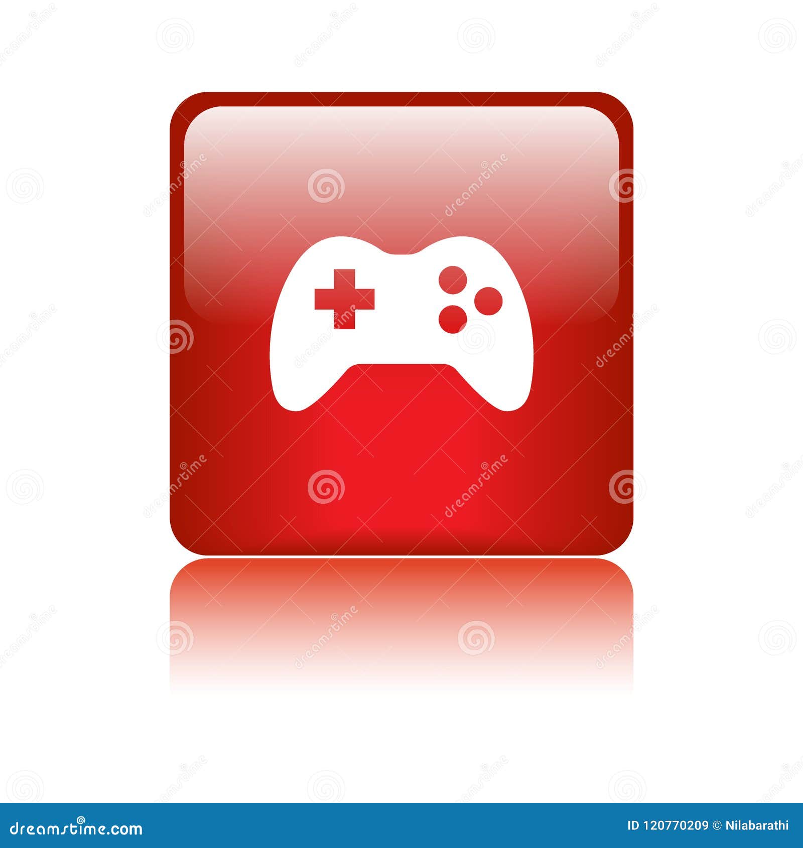 Gaming icon web button stock illustration. Illustration of gaming ...