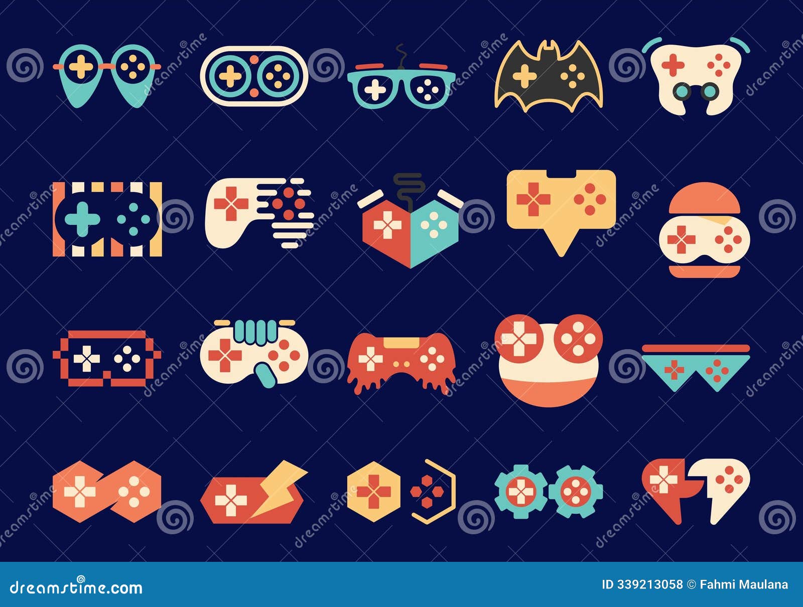 Joystick Logo Cartoon Vector | CartoonDealer.com #164276875