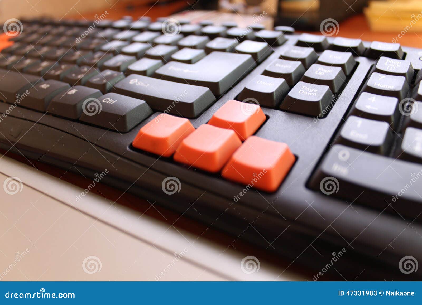 Gaming keyboard closeup stock image. Image of closeup - 47331983