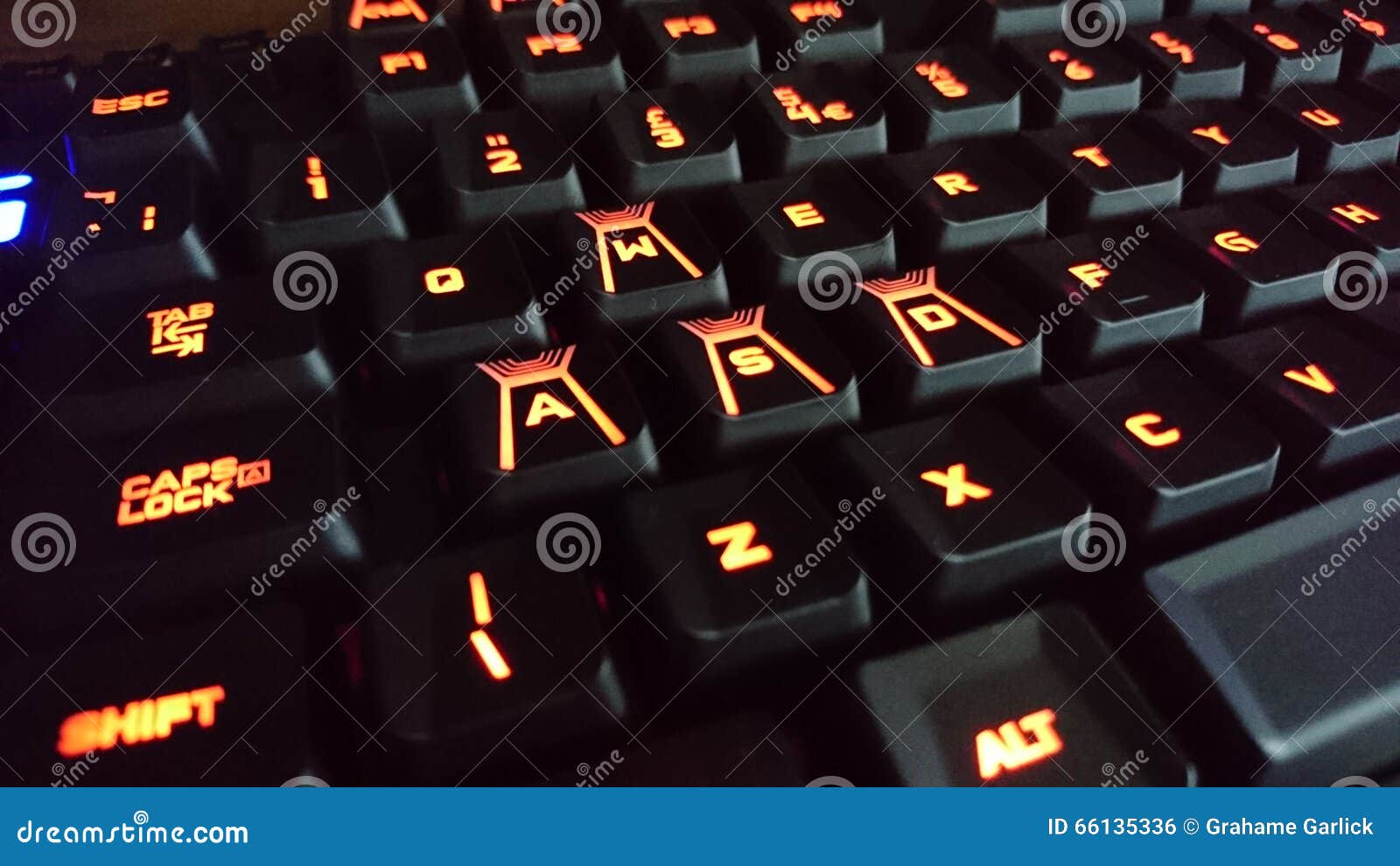 RGB Gaming Keyboard. Bright Colorful Keyboard With Mouse, Neon Light ...