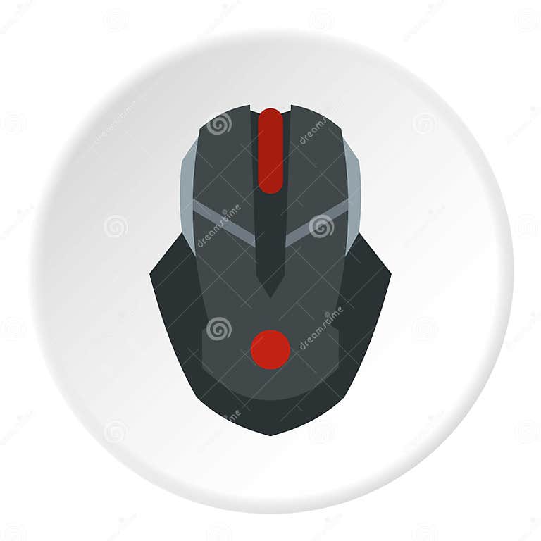 Gaming mouse icon circle stock vector. Illustration of digitally - 95434616