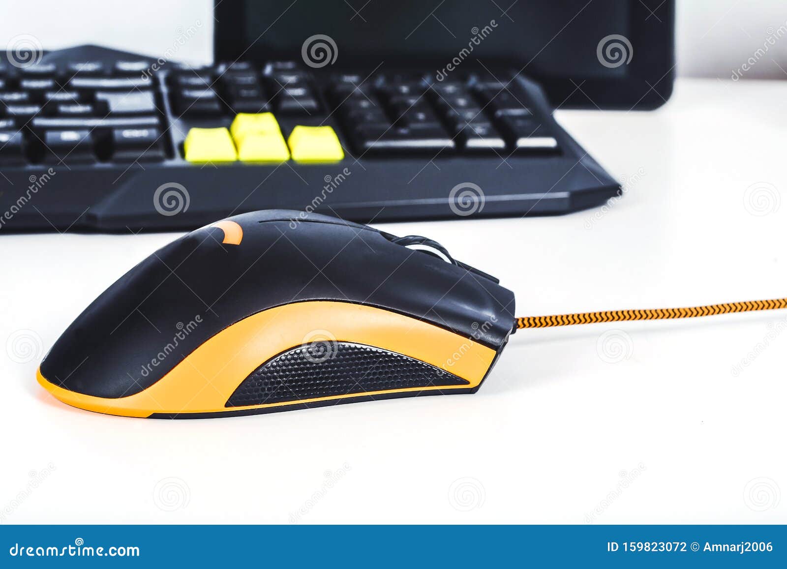 Gaming Mouse Tool. Close Up Stock Photo - Image of hardware, game ...