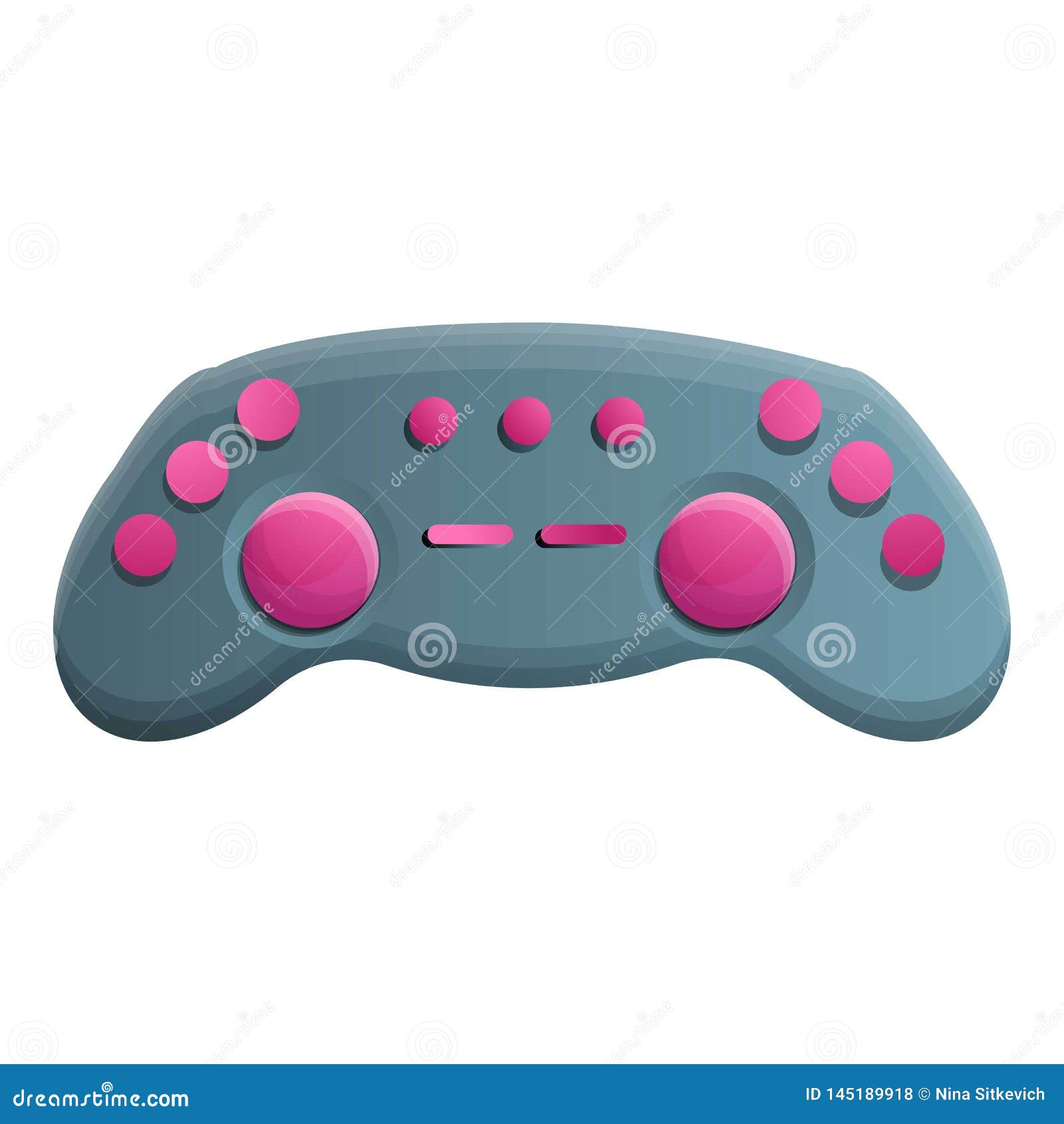 Gaming Pad Icon, Cartoon Style Stock Vector - Illustration of design ...