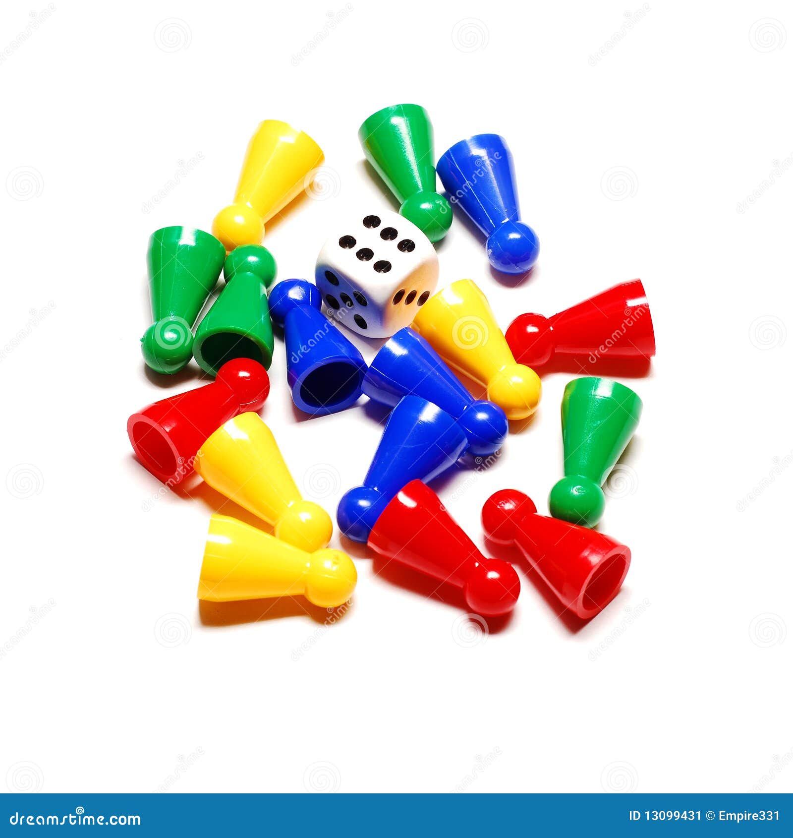 Gaming pieces stock image. Image of gaming, piece, isolated - 13099431