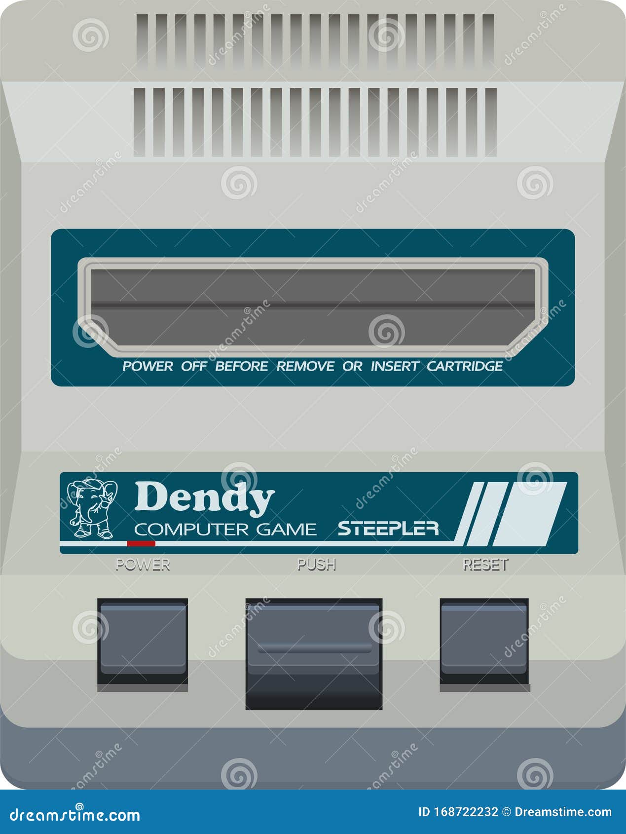 Gaming retro console Dendy editorial photography. Image of dandy ...
