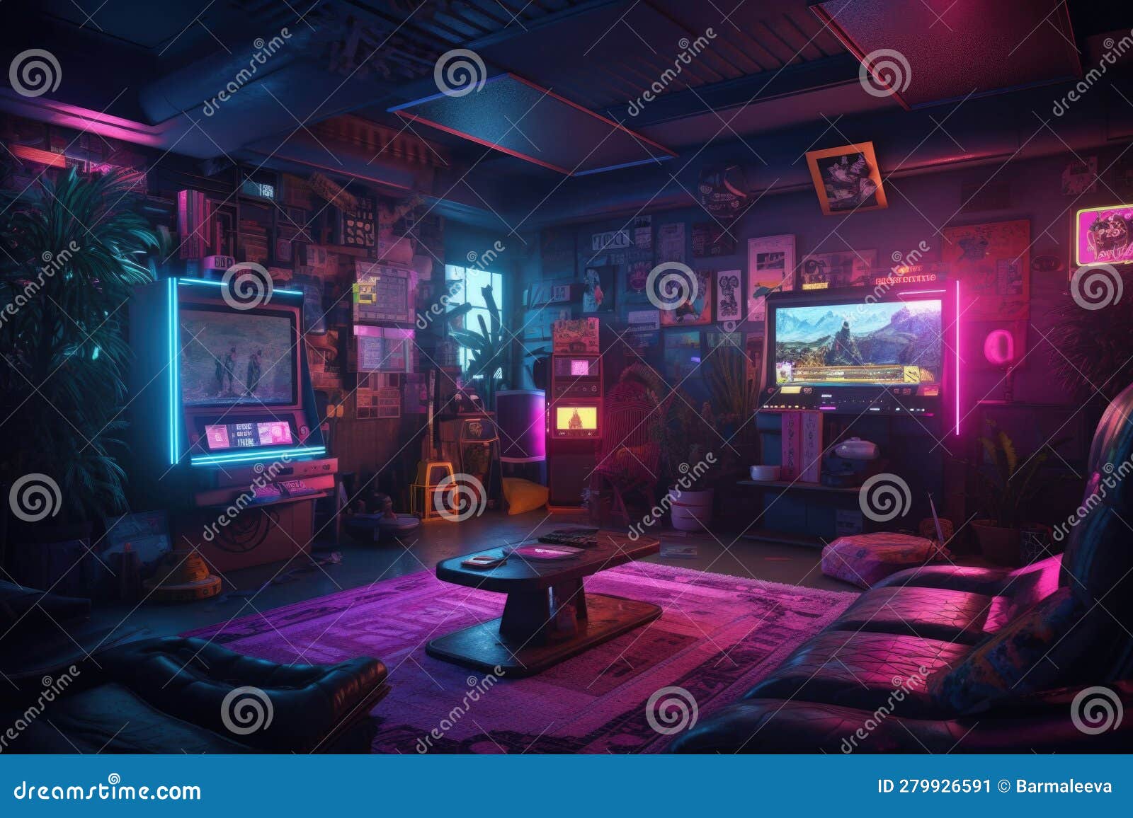 Illuminated Gaming Powerhouse: Unveiling A Futuristic Computer Royalty ...