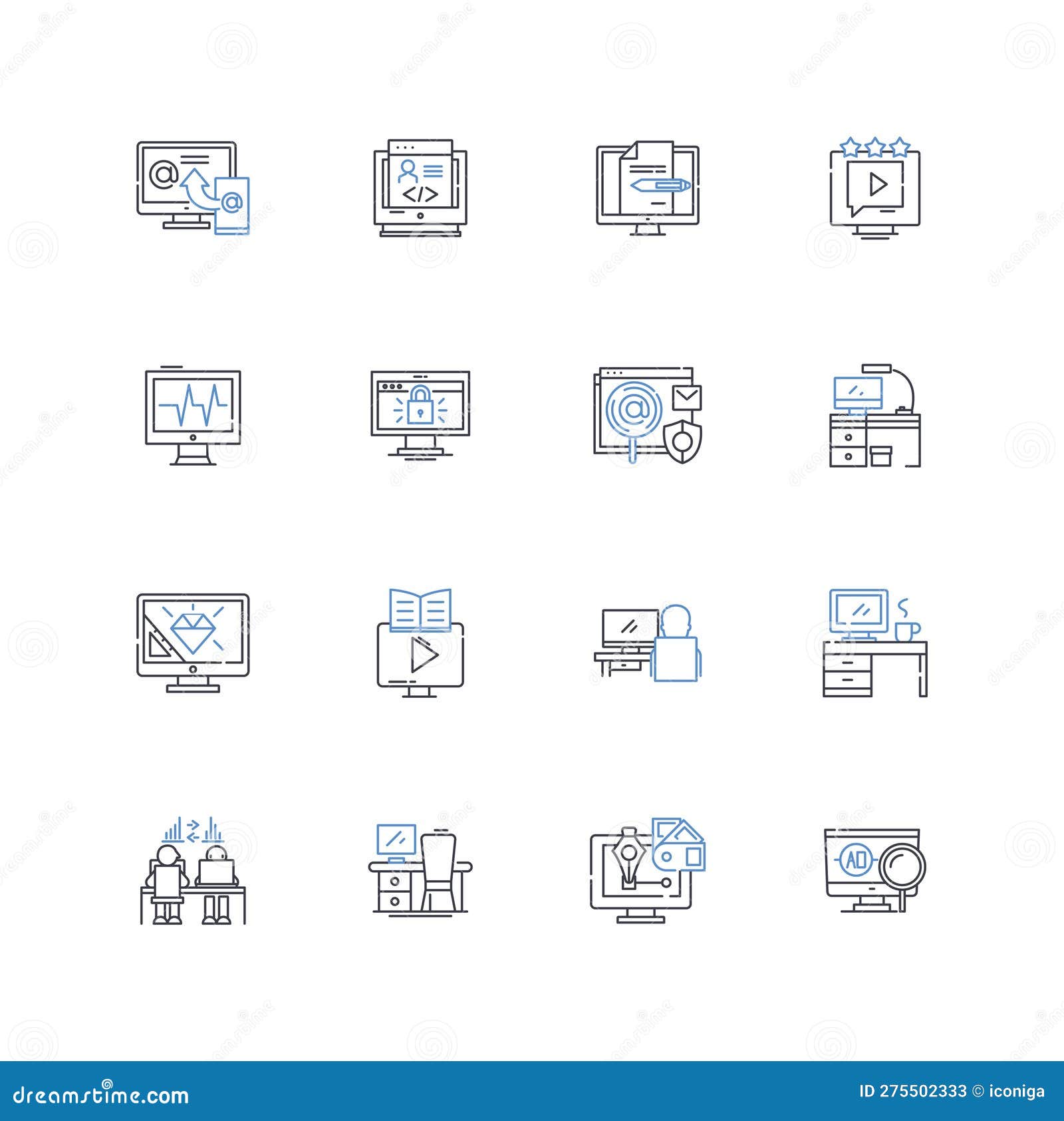 Gaming Technology Line Icons Collection. Immersion, Augmented, Virtual ... Gaming Technology Line Icons Collection. Immersion, Augmented, Virtual ...