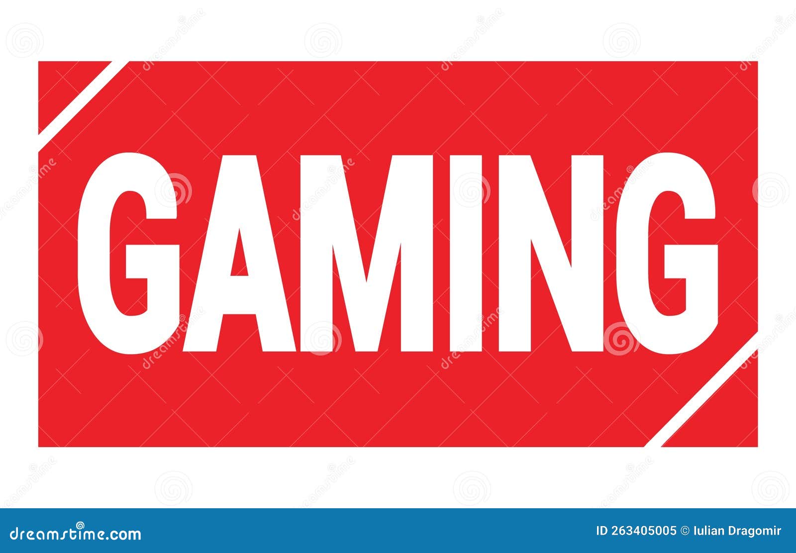 GAMING Text Written on Red Stamp Sign Stock Illustration - Illustration ...