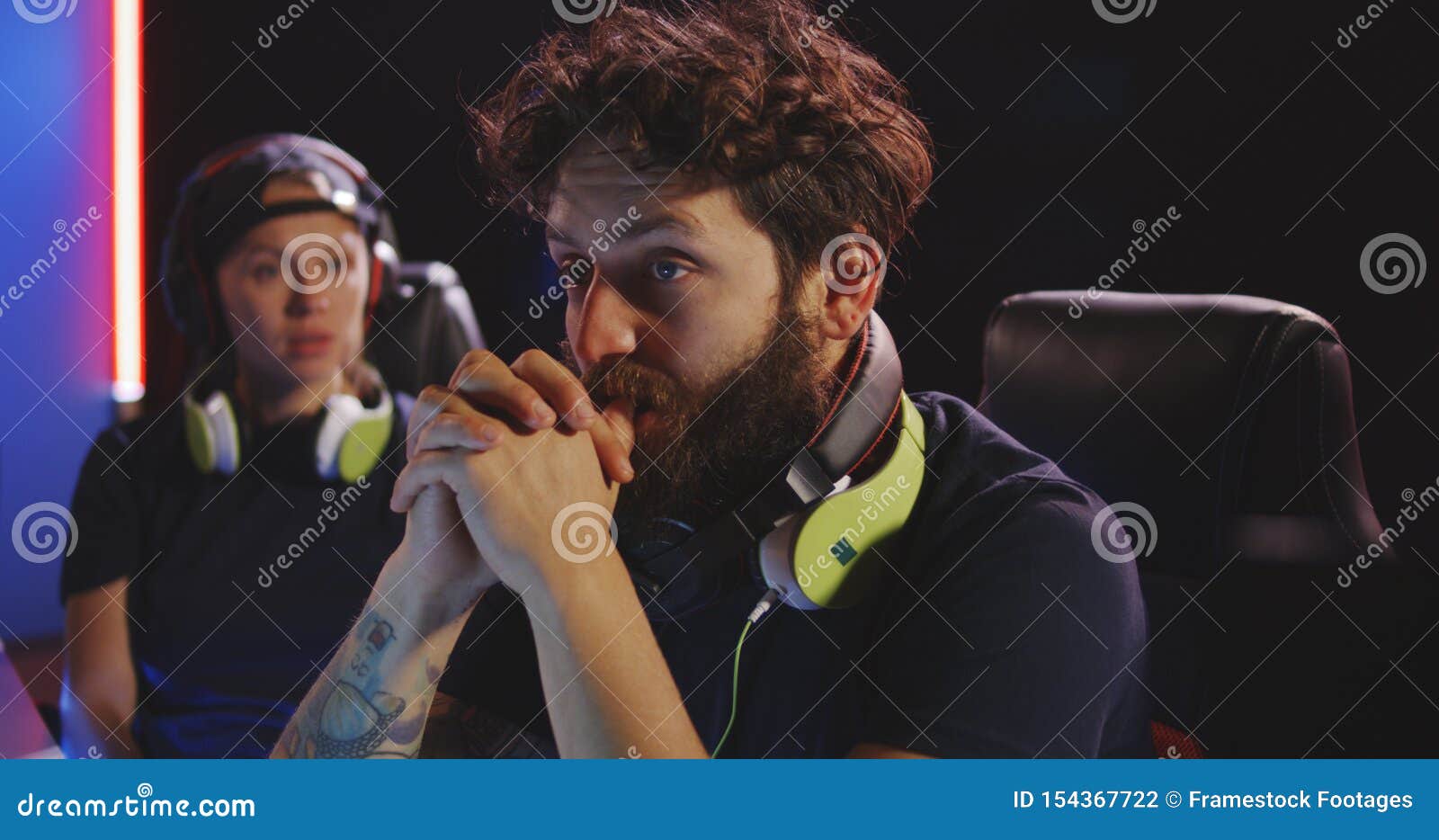Gaming Tournament Team Losing Match Stock Photo - Image of competition ...