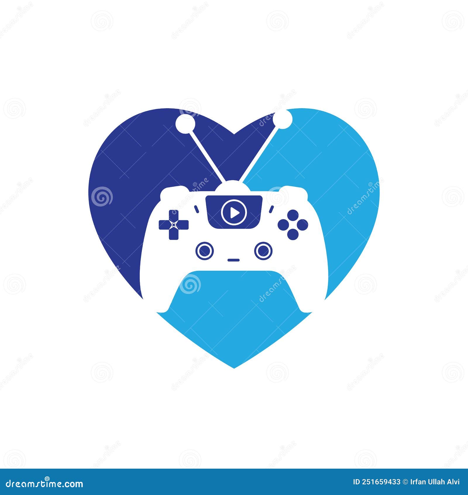 Gaming Tv Vector Logo Design. Television and Gamepad Icon Vector Design ...