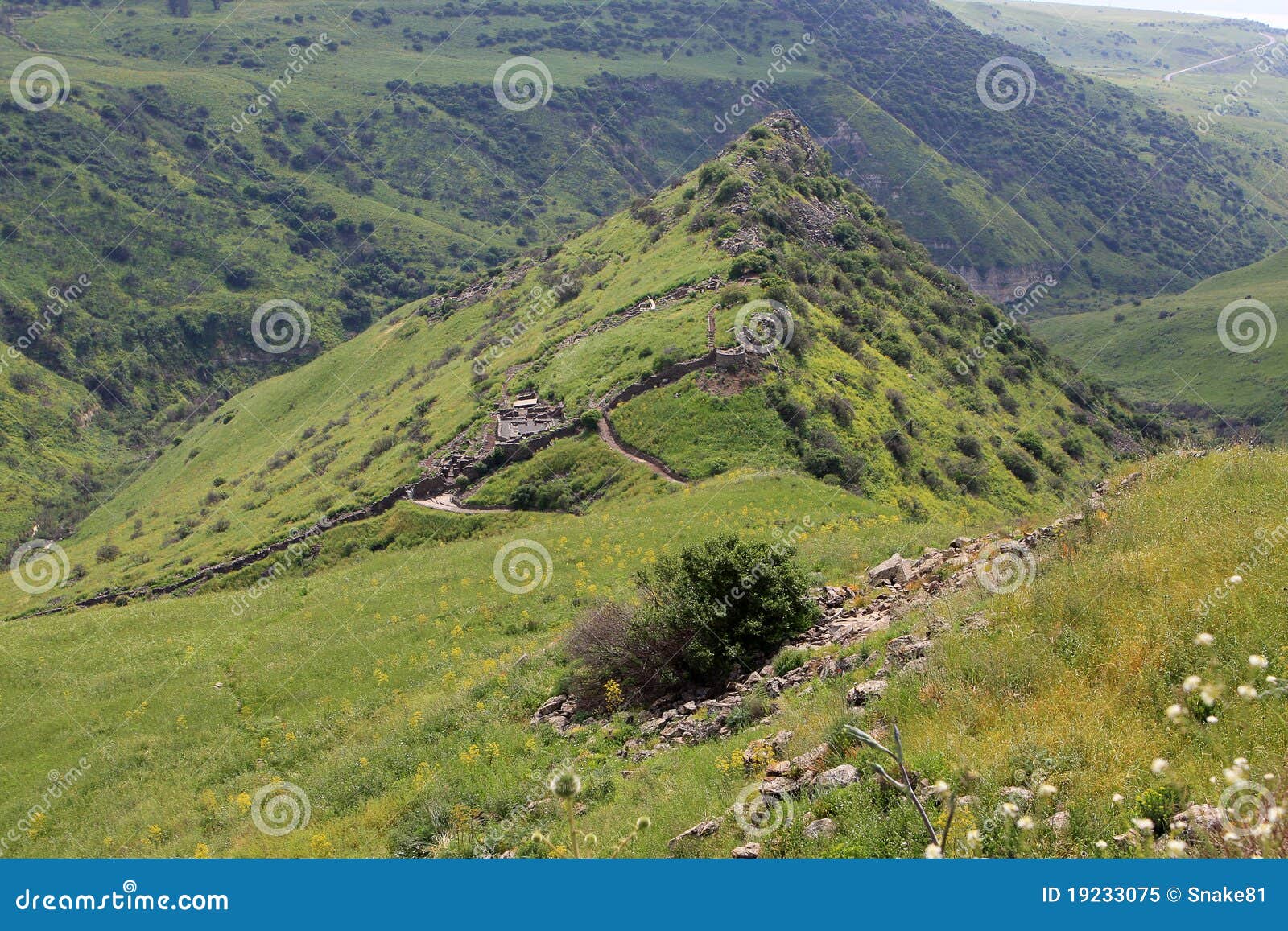 Gamla, Israel stock image. Image of travel, ancient, nature - 19233075