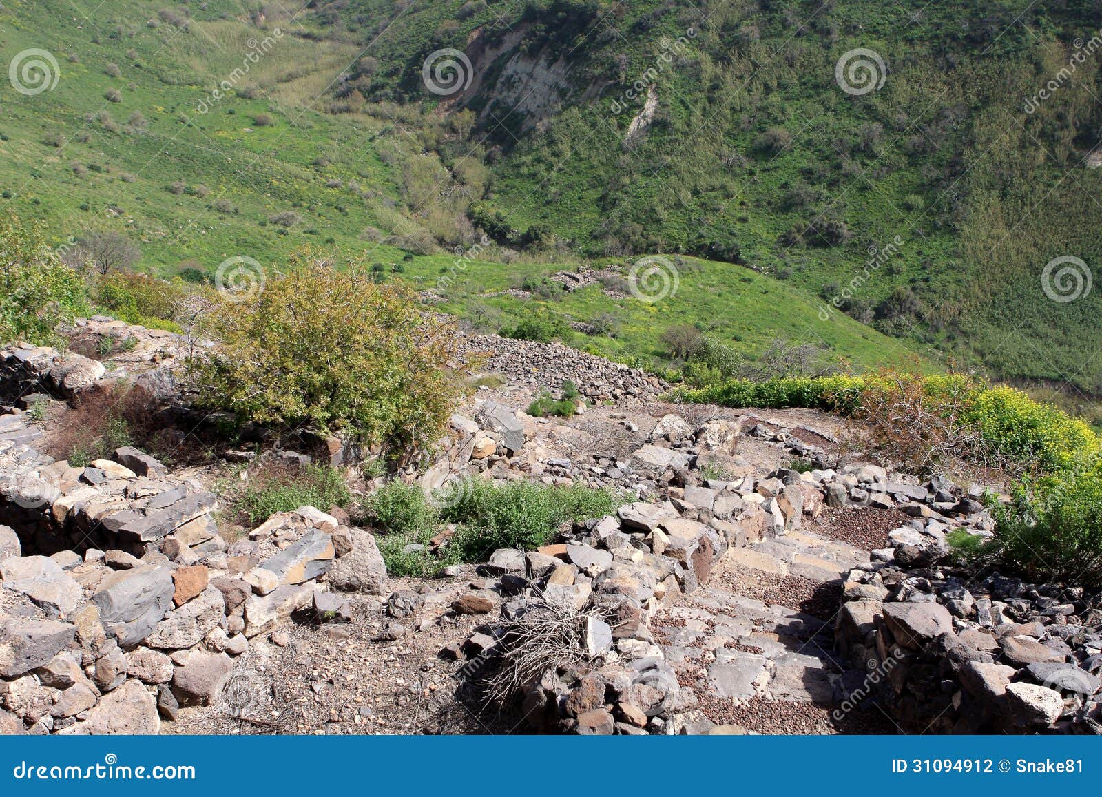 Gamla, Israel stock photo. Image of architecture, national - 31094912