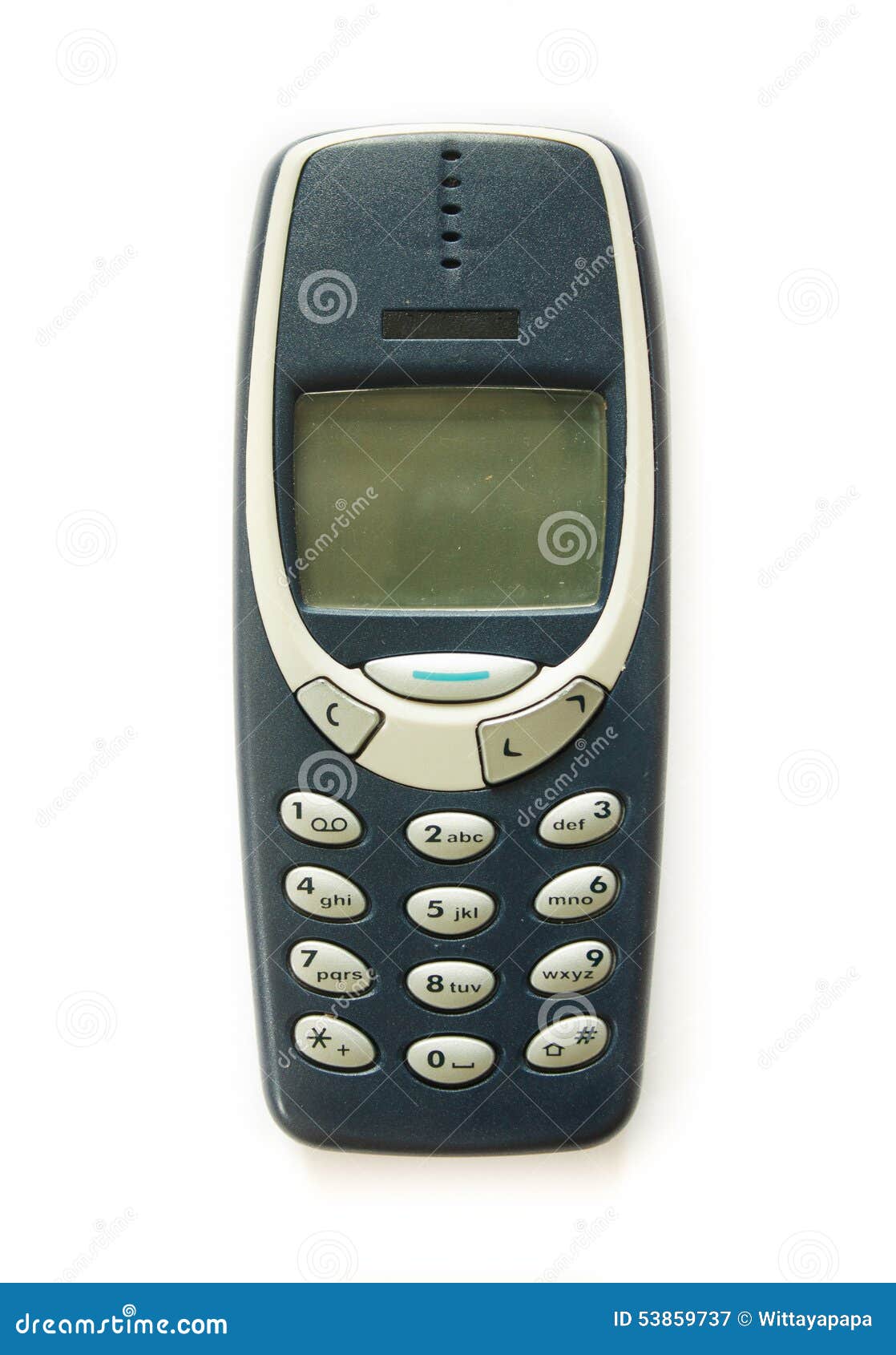 Gamla NOKIA 3310 fotografering för bildbyråer. Bild av bakgrund - 53859737