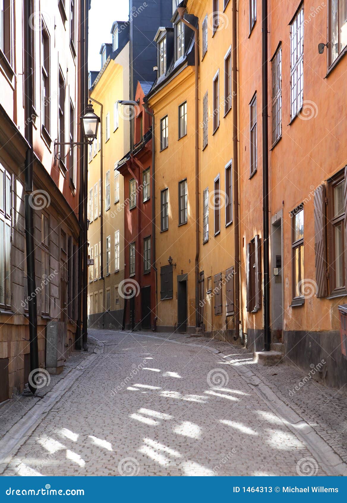 Gamla Stan Stockholm Street Stock Image - Image of gamla, protestant ...