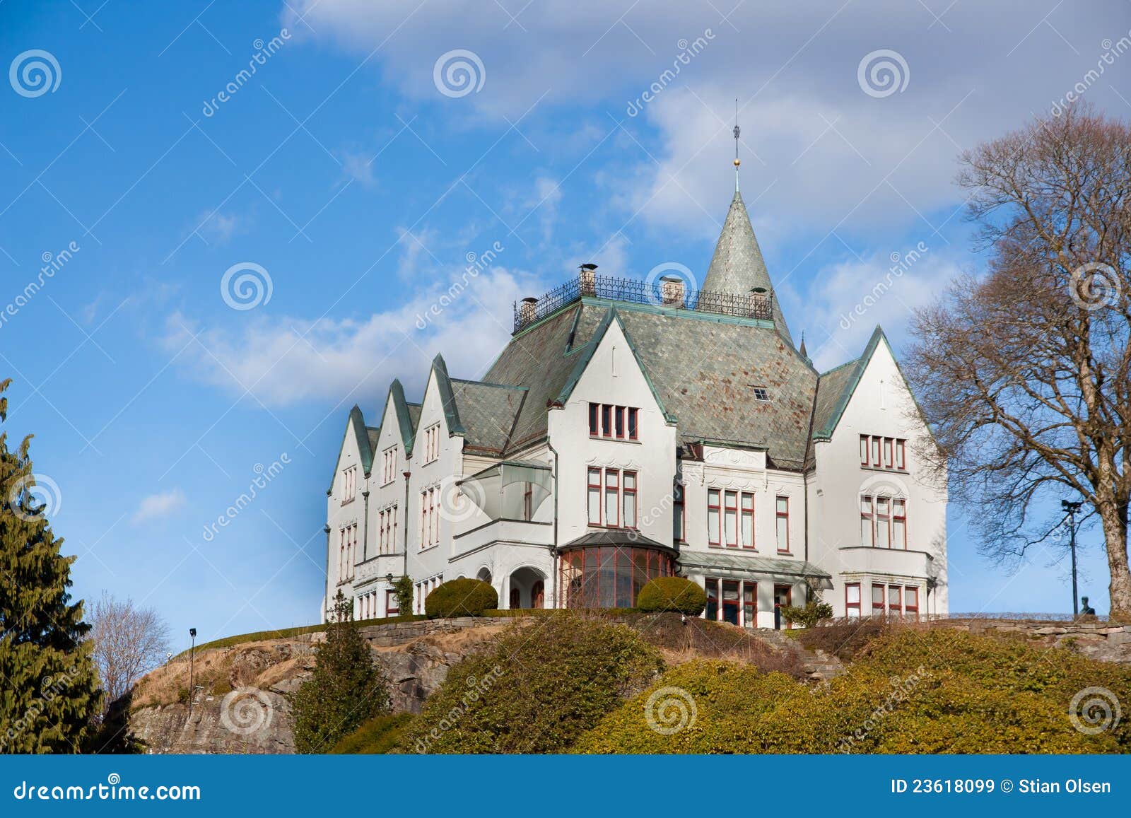 Gamlehaugen en Bergen imagen de archivo. Imagen de edificio - 23618099