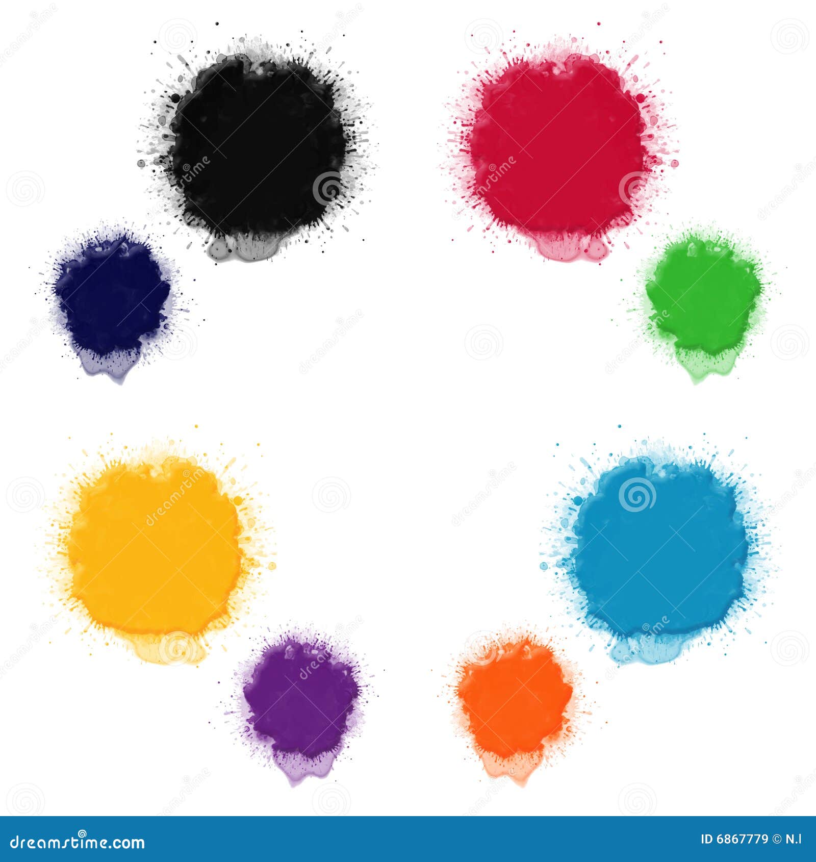 Gamma di colori dei colori illustrazione di stock. Illustrazione di ...