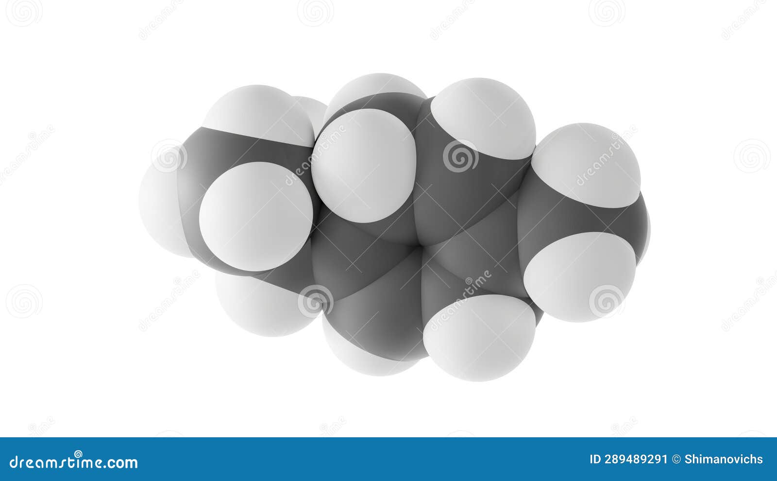 Gamma-terpinene Molecule, Terpinene Molecular Structure, Isolated 3d ...