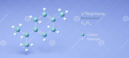 Gamma-terpinene Molecule, Molecular Structures, Terpinene, 3d Model ...