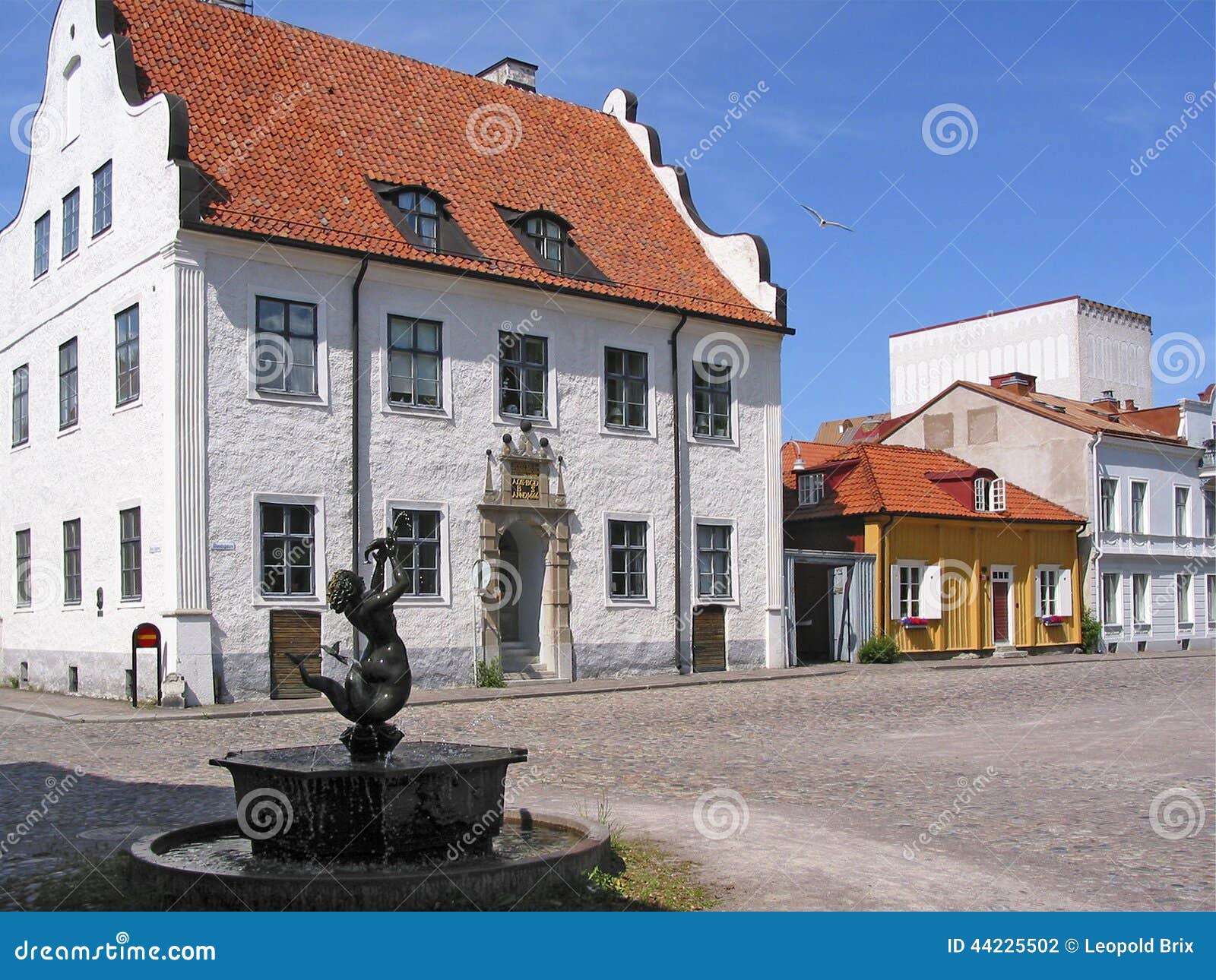Gammal Stad Av Kalmar - Larmtorget Arkivfoto - Bild av historiskt, stad ...