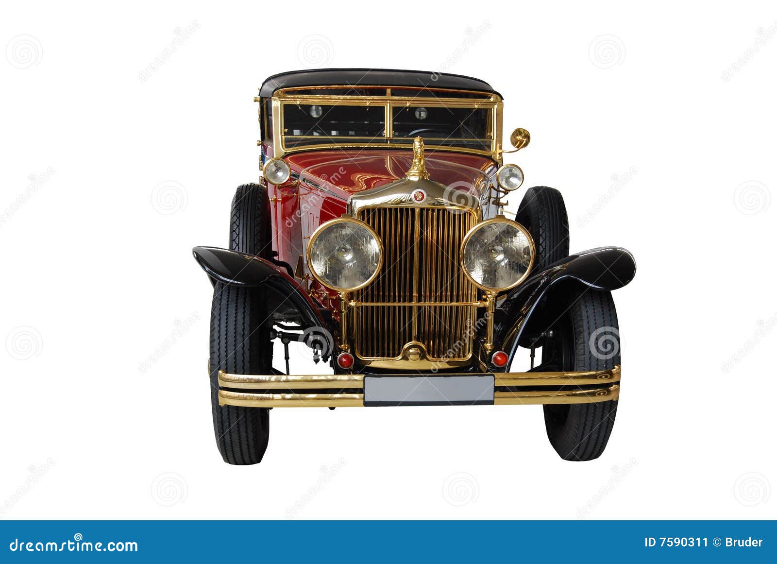 Gammal veteranbil fotografering för bildbyråer. Bild av isolerat - 7590311