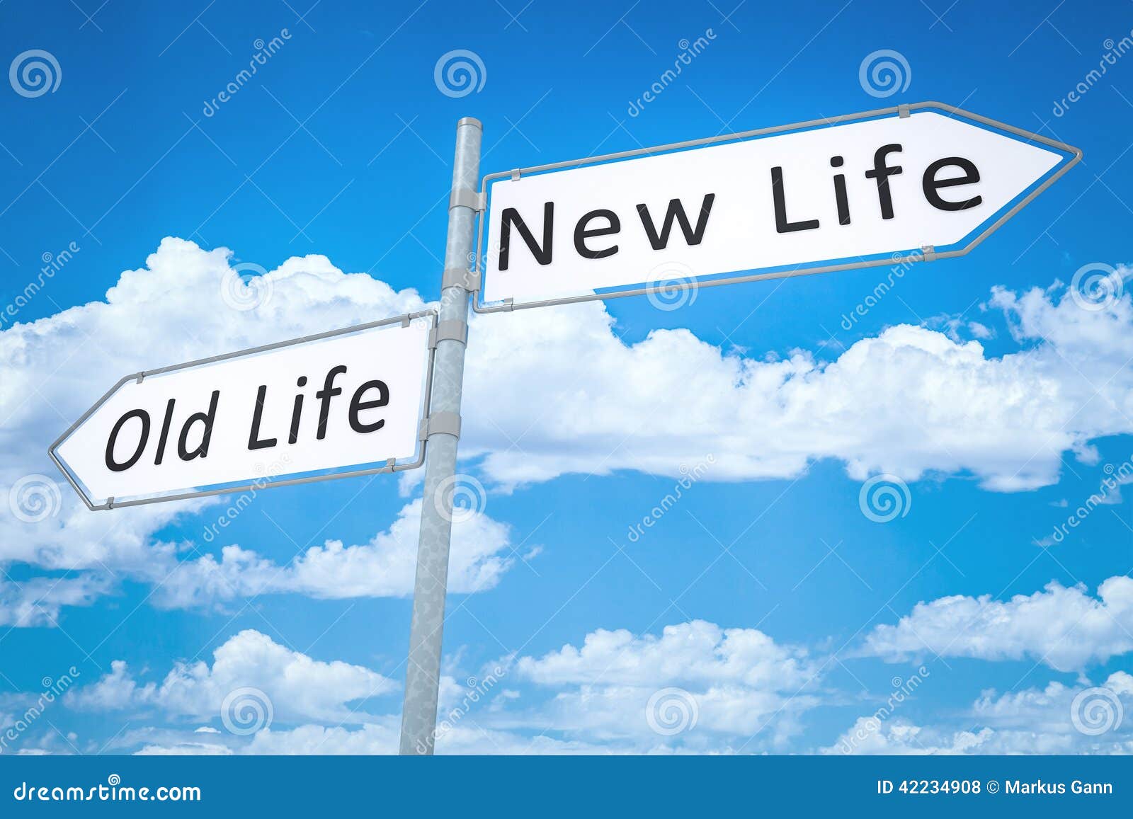Gammalt liv - nytt liv stock illustrationer. Illustration av beslut ...