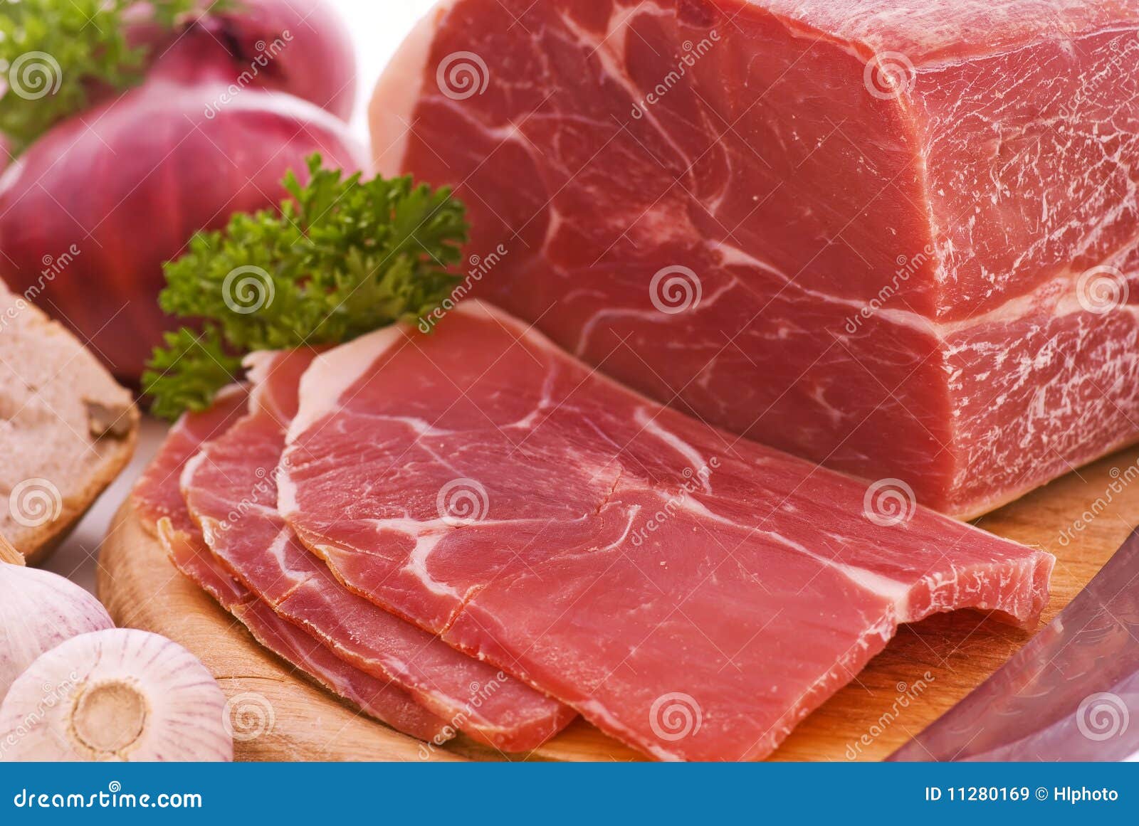 Gammon stock image. Image of delicacy, herb, cold, parsley - 11280169