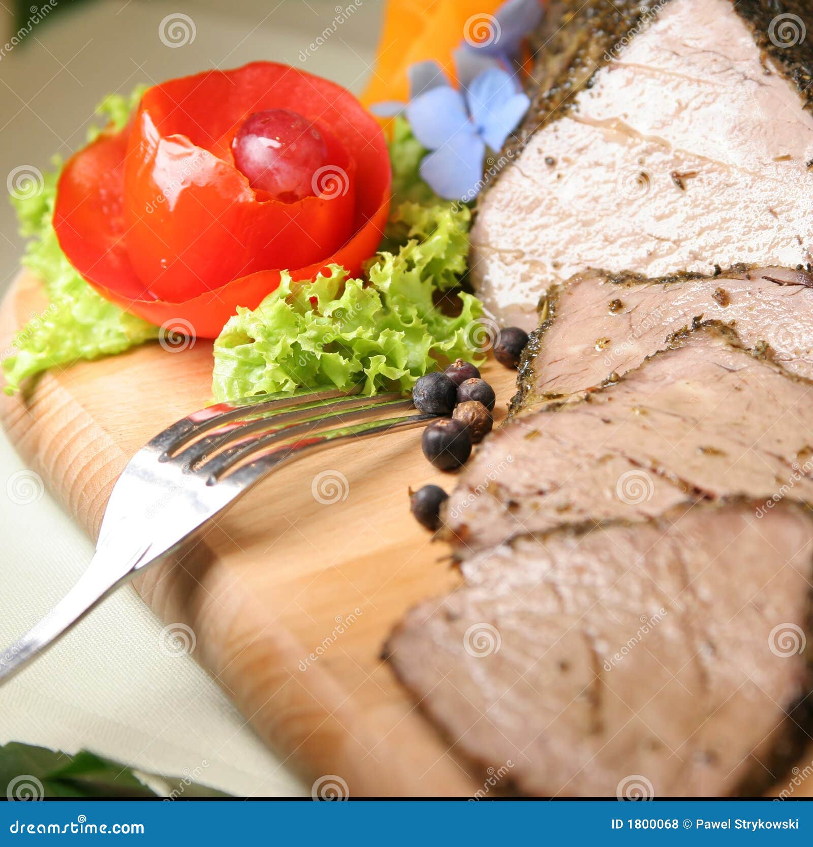 Gammon stock photo. Image of meat, spiced, pork, desk - 1800068