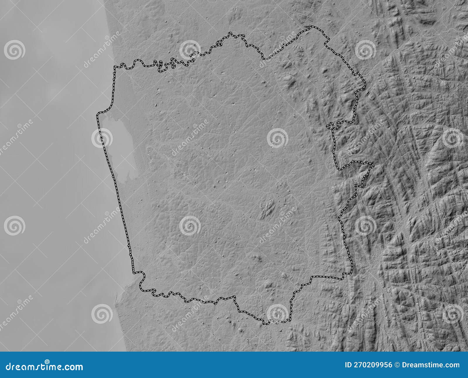 Gampaha, Sri Lanka. Grayscale. No Legend Stock Illustration ...