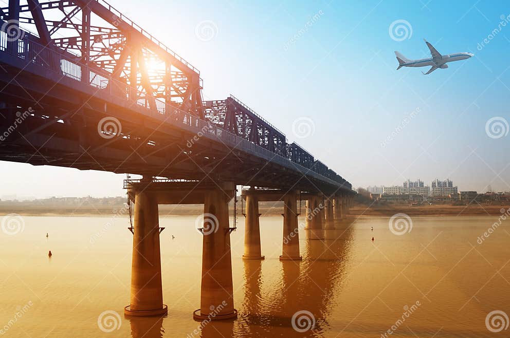 Gan River Bridge stock image. Image of building, architecture - 32006191