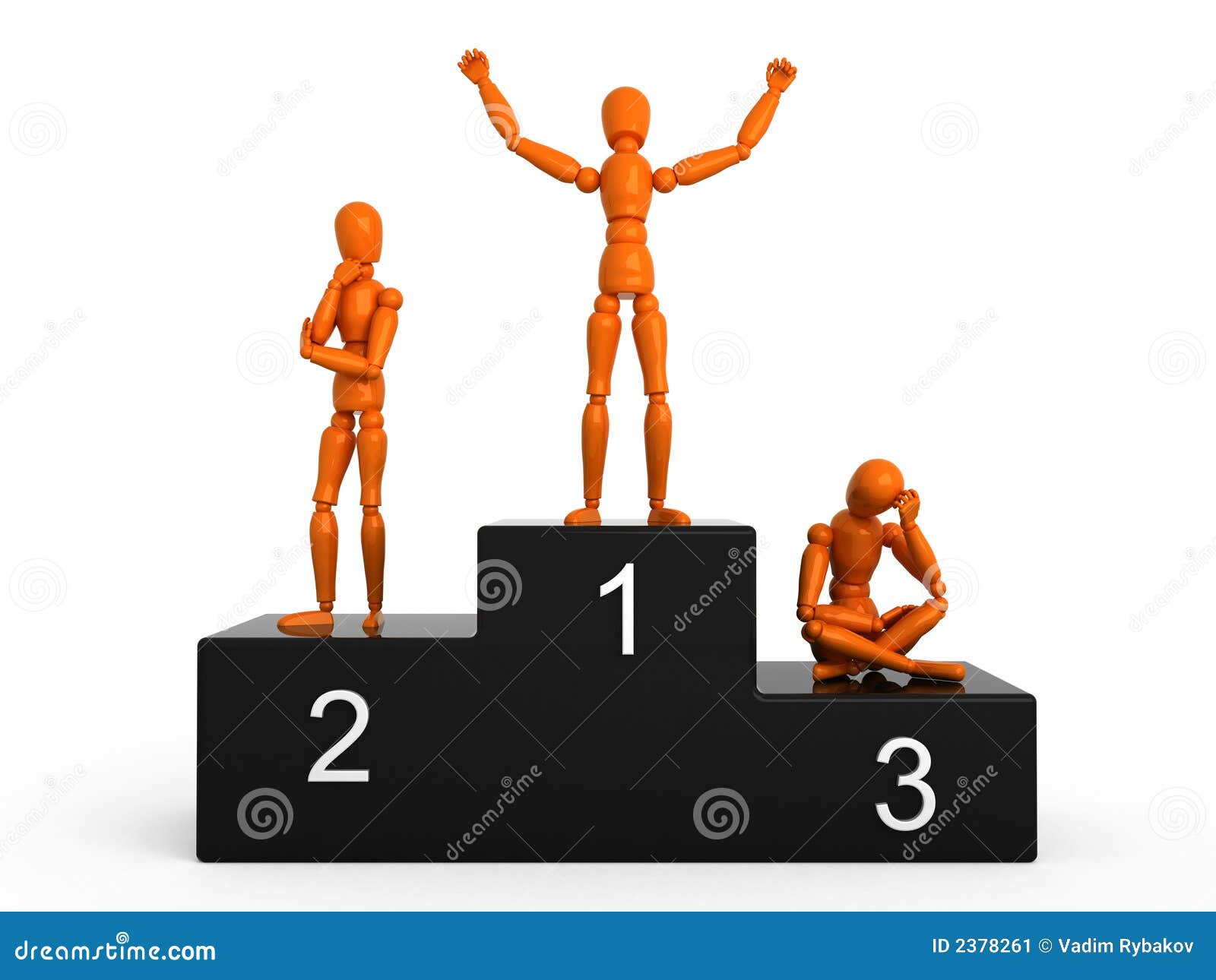 Ganador - solamente uno stock de ilustración. Ilustración de éxito ...