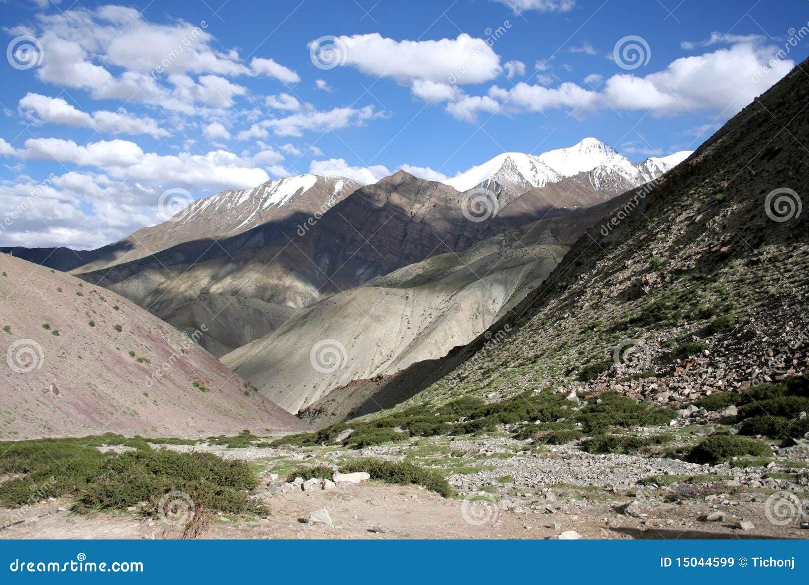 Ganda La Pass stock image. Image of trekking, himalaya - 15044599