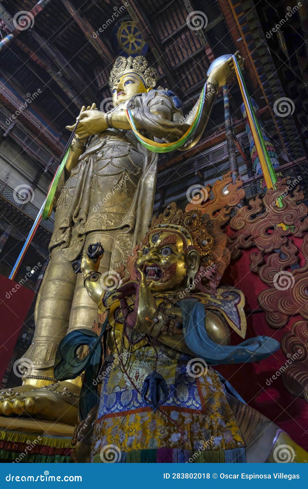 Gandantegchinlen Monastery in Ulaanbaatar, Mongolia Editorial Stock ...