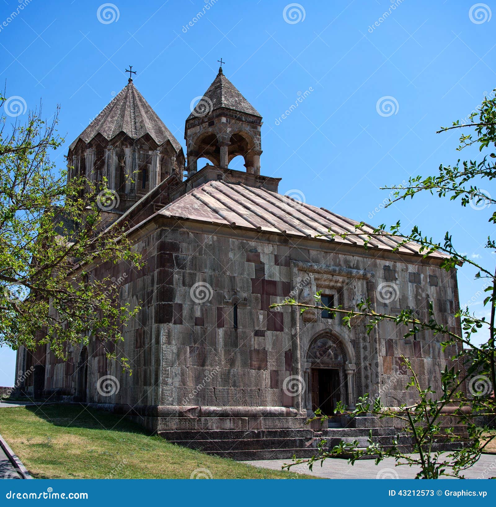 Gandzasar Monastic Complex stock image. Image of country - 43212573