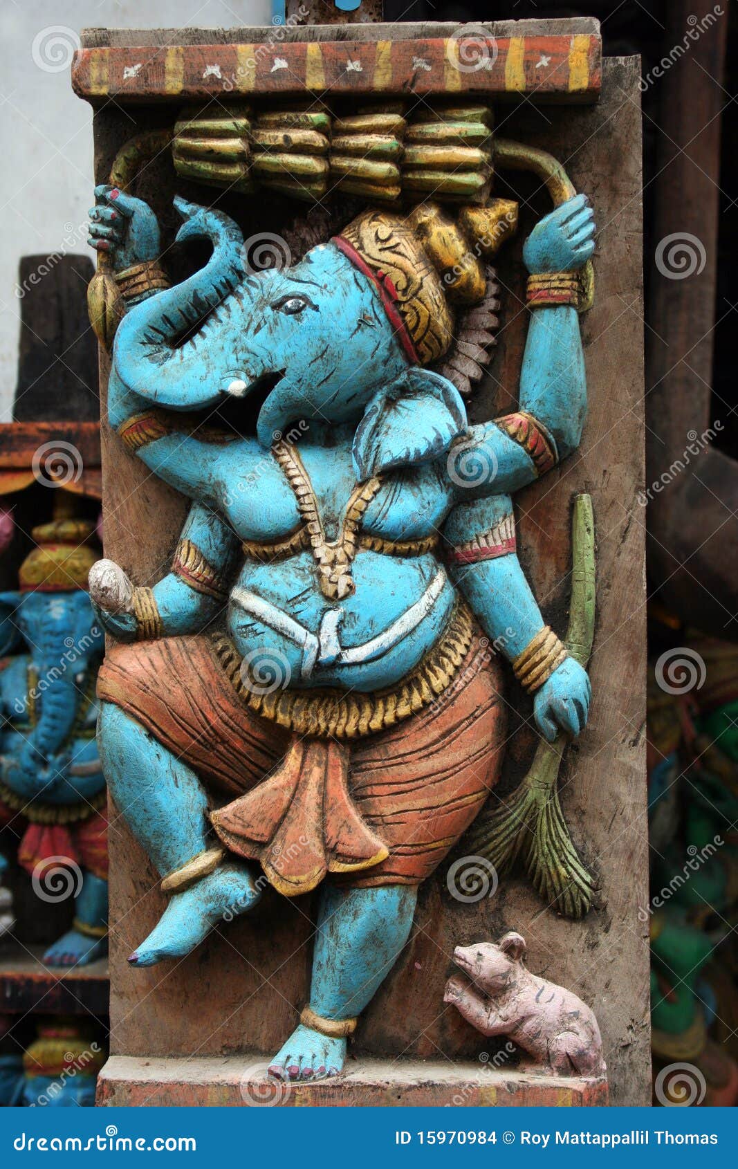 Ganesh stock photo. Image of ganesha, hindu, blue, engraved - 15970984