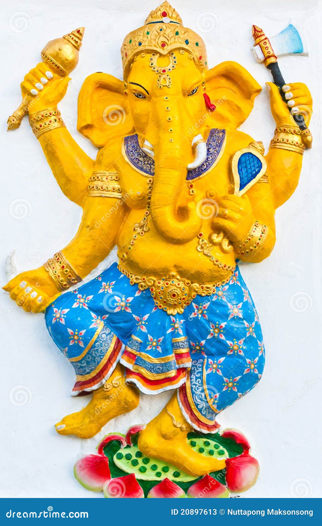 Ganesh es dios de la India imagen de archivo. Imagen de pista - 20897613