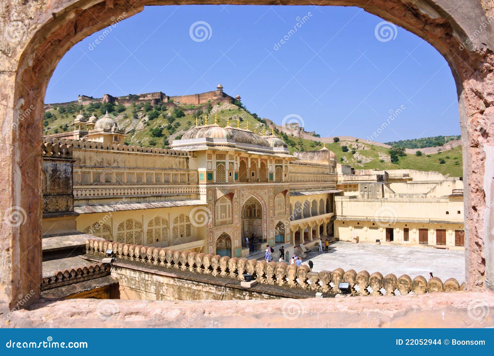 Ganesh Gate in Amber fort editorial stock image. Image of travel - 22052944
