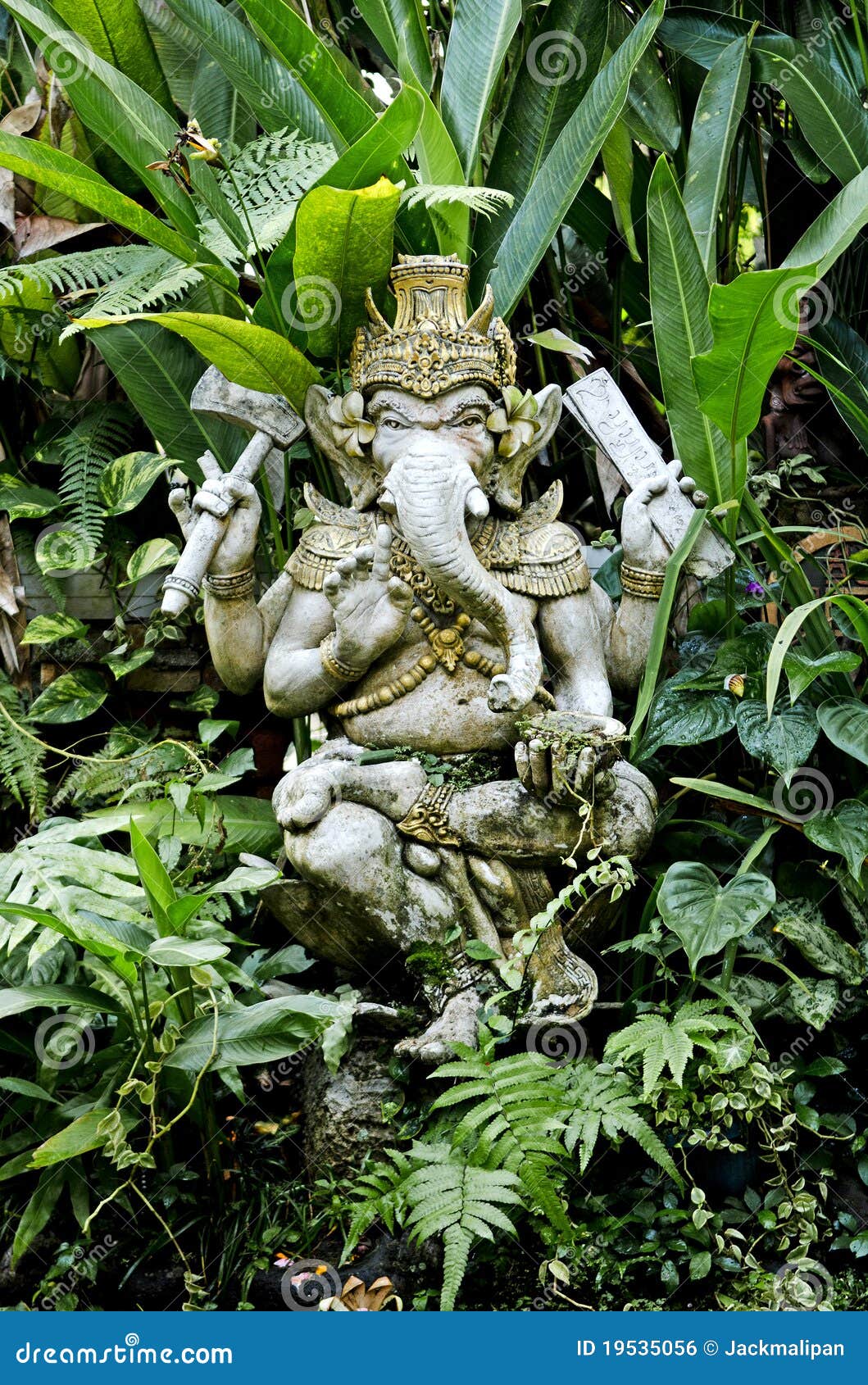 Ganesh Hindu God in Bali Indonesia Stock Photo - Image of figure ...