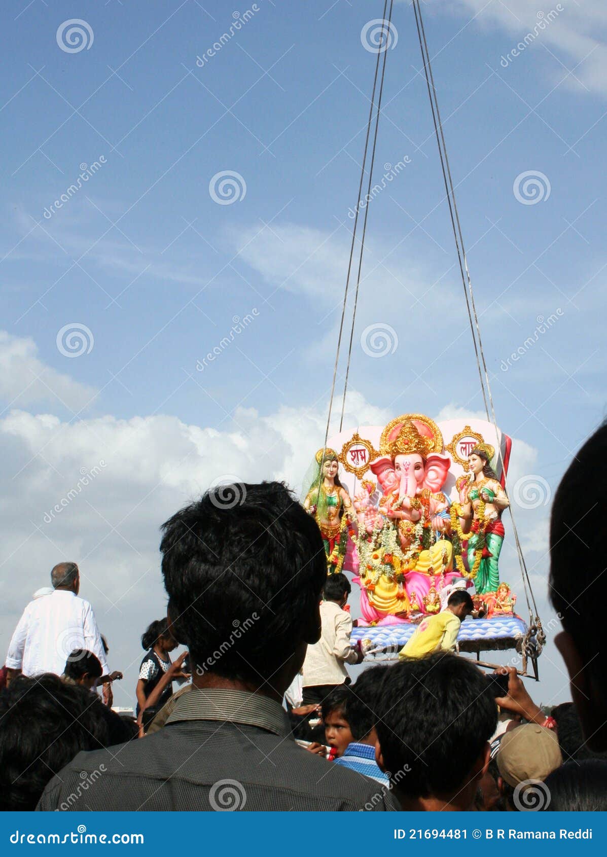 Ganesh Immersion-Hindu Festival Editorial Photo - Image of mythology ...
