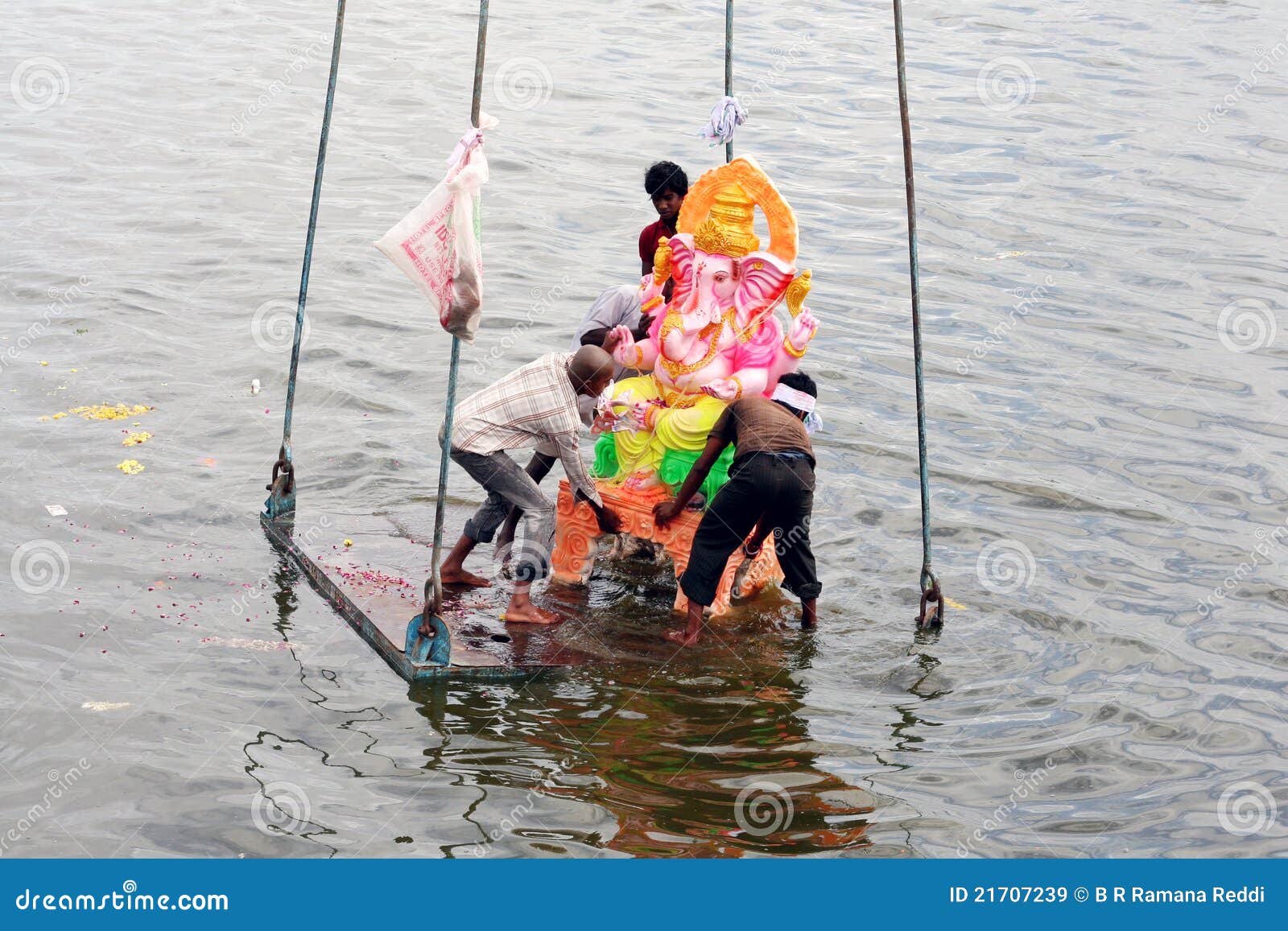 Ganesh Immersion-Hindu Festival Editorial Stock Image - Image of ...