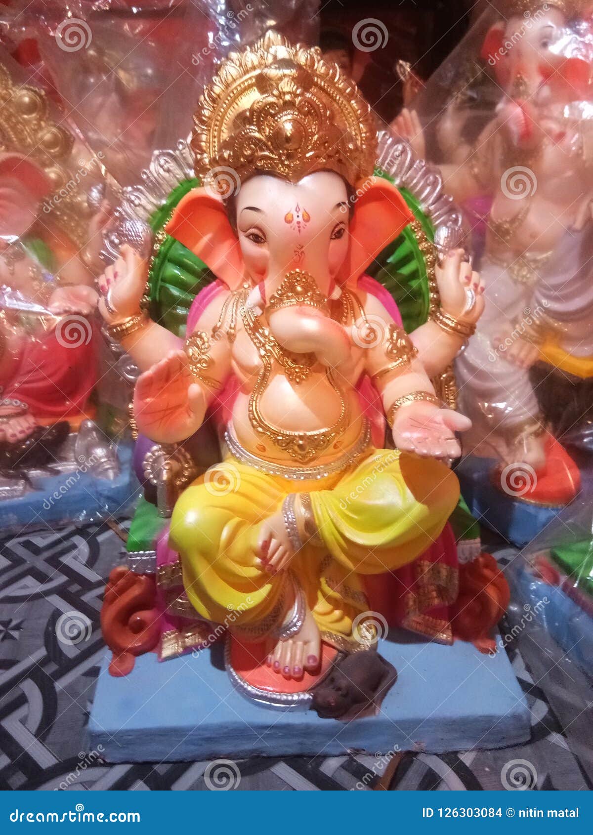 Ganesh murti stock photo. Image of murti, ganesh, good - 126303084