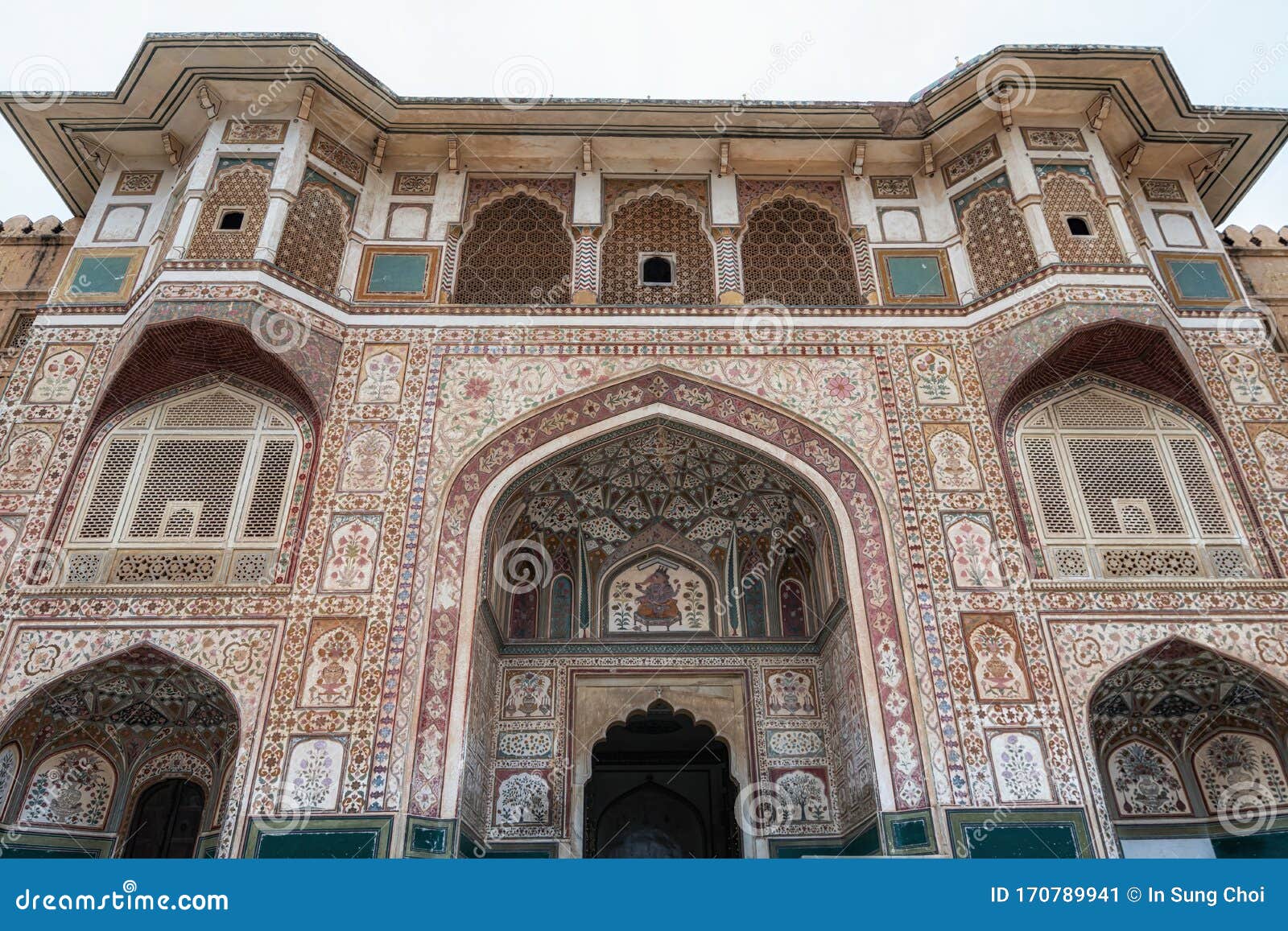 Ganesh Pol in Amer Fort stock image. Image of gate, amer - 170789941