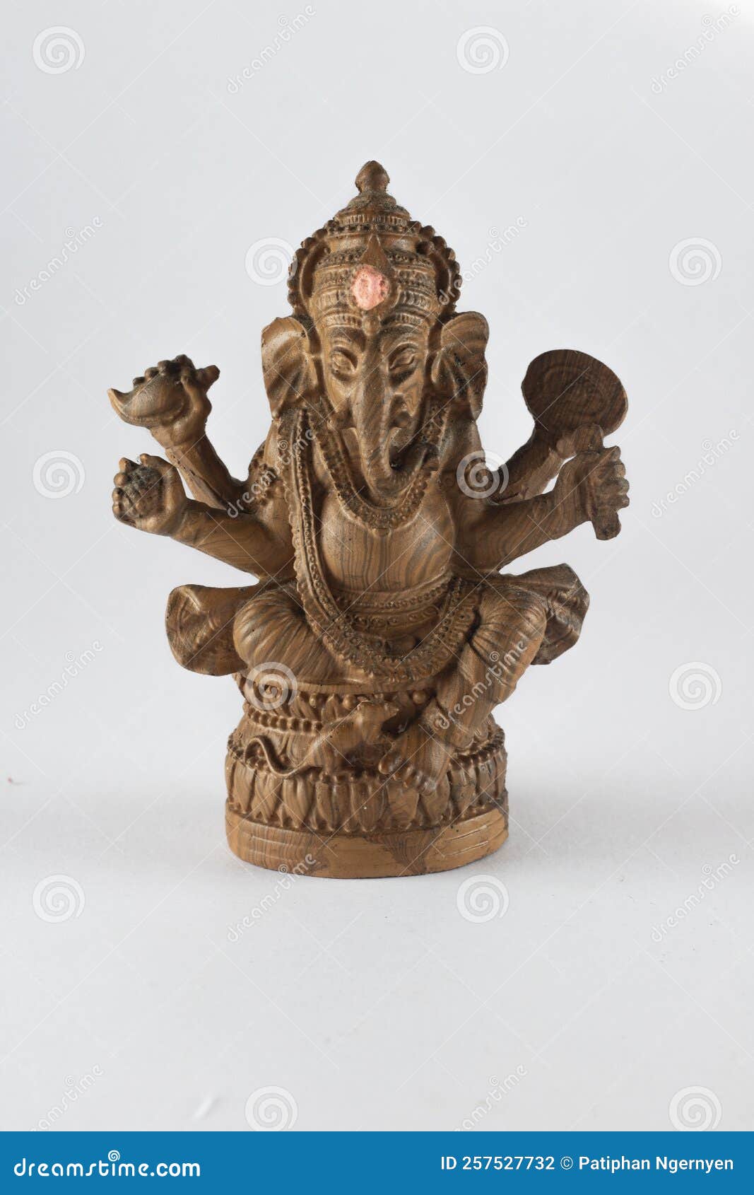 Ganesh, Resin Texture, Brown Wood Grain on White Background. Stock ...