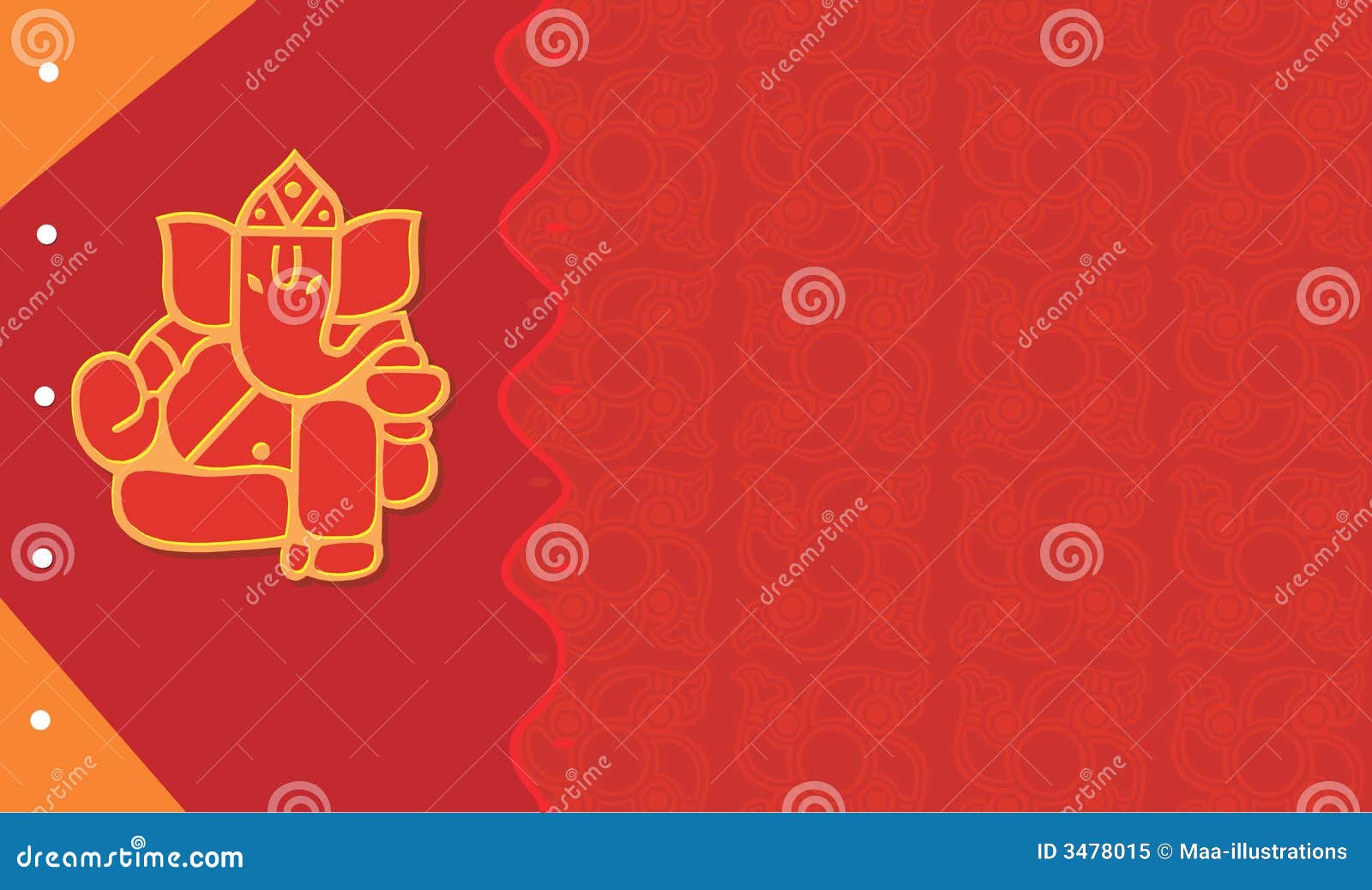 Ganesha stock vector. Illustration of gold, asian, hindu - 3478015