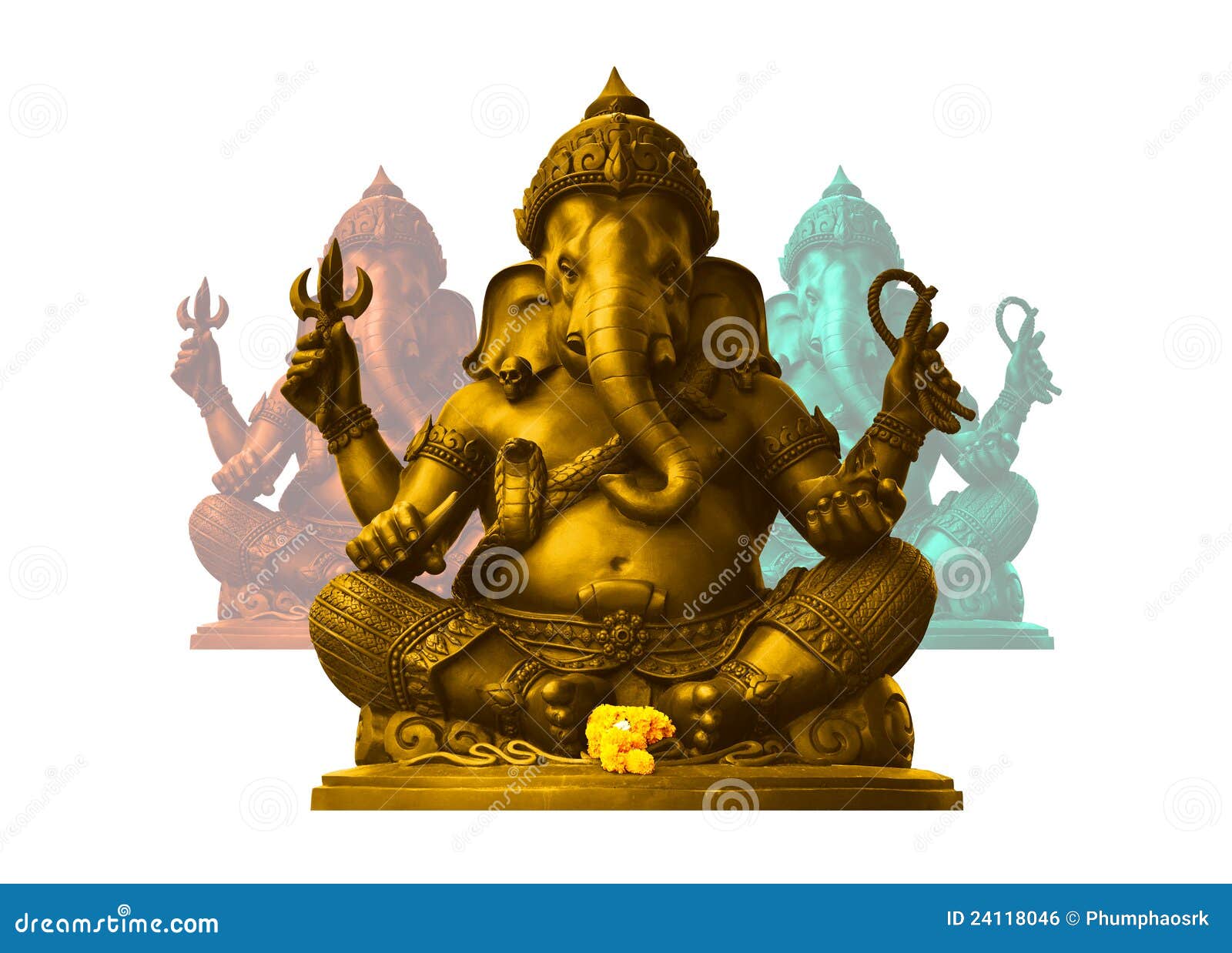 Ganesha, God of Hindu stock photo. Image of asian, culture - 24118046